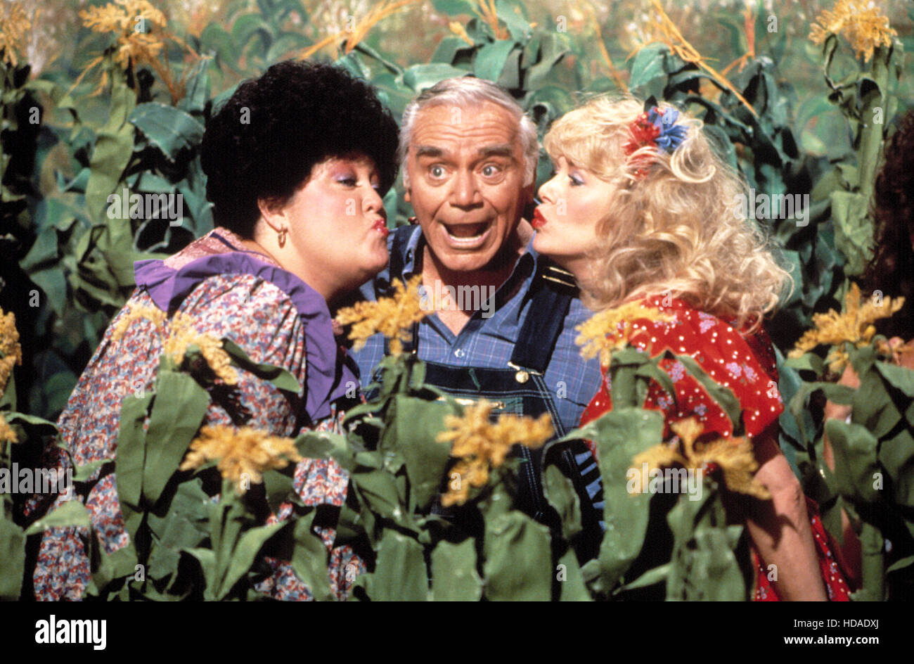 HEE HAW, Lulu Roman, Ernest Borgnine, Misty Rowe, 4/2/1994 Stock Photo ...