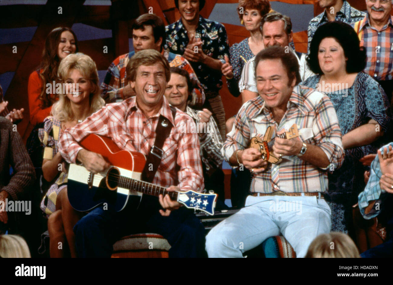 HEE HAW, Buck Owens, Roy Clark, TV Series, 1969-1993 Stock Photo - Alamy