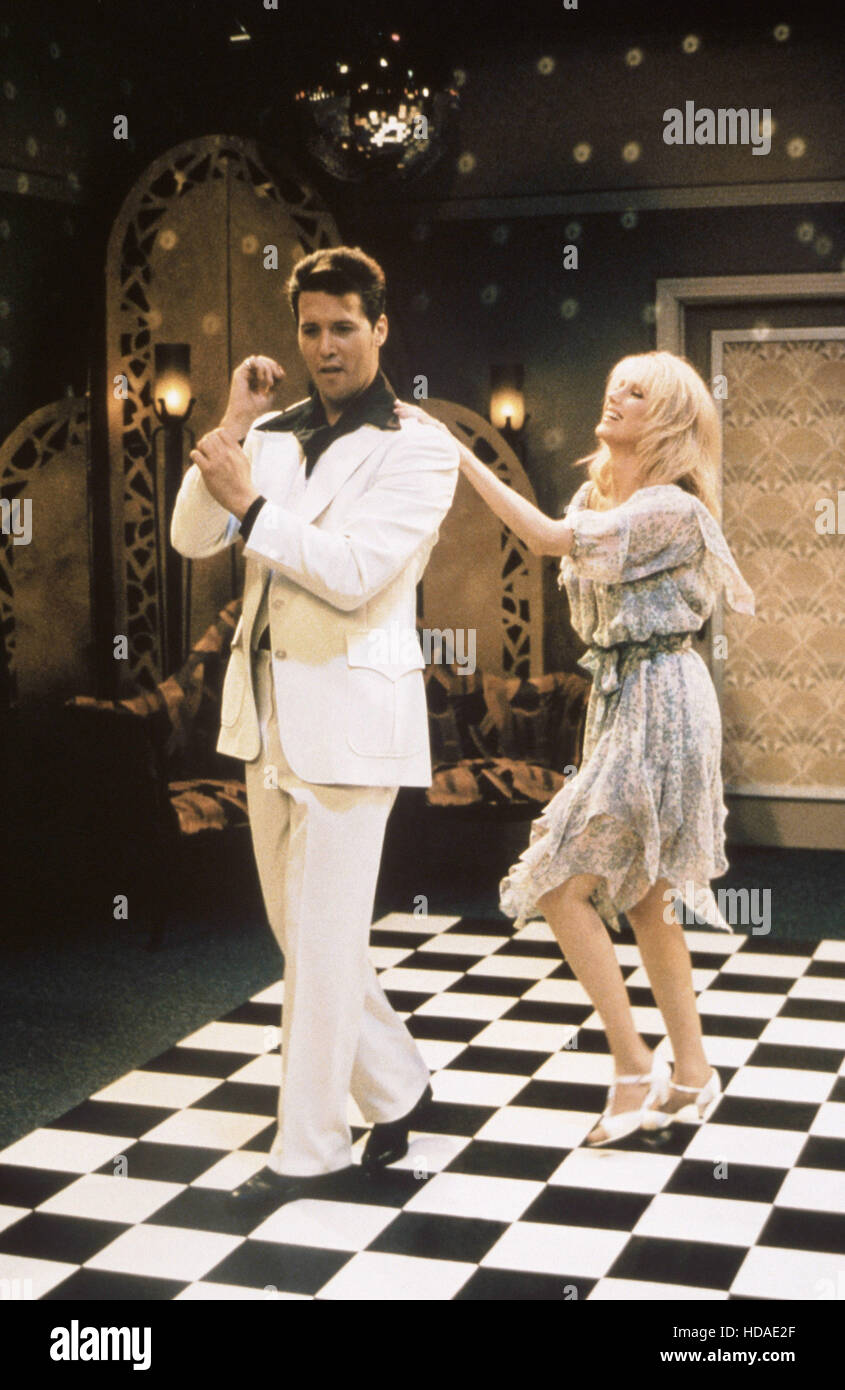 HEAD OVER HEELS, (from left): Peter Dobson, Morgan Fairchild, 'Gigolo ...