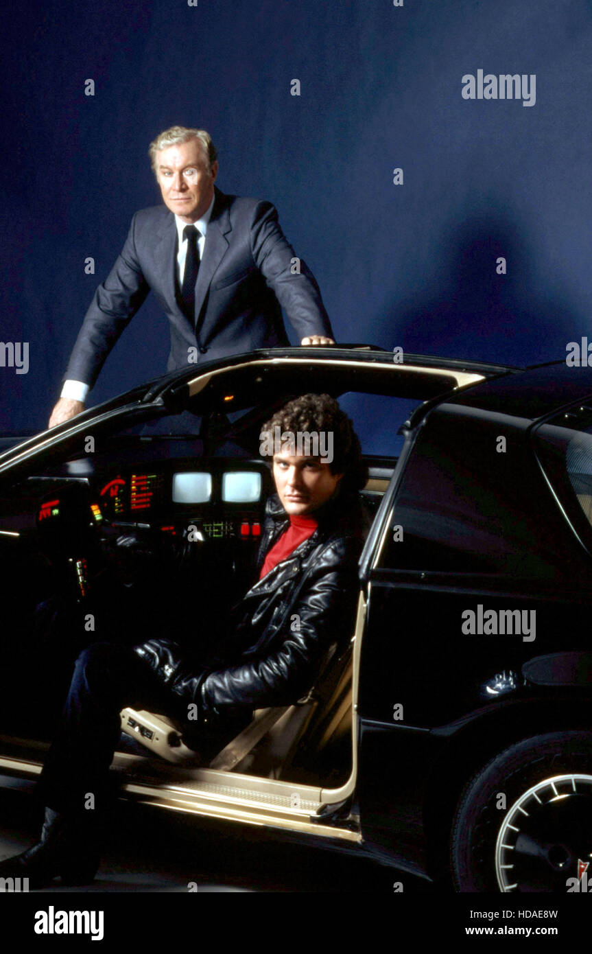 KNIGHT RIDER, Edward Mulhare, David Hasselhoff, (Season 1), 1982-86 ...