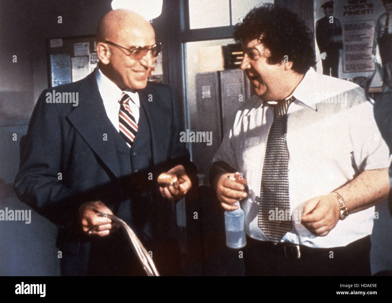 KOJAK, (from left): Telly Savalas, George Savalas, 1973-78 Stock Photo ...