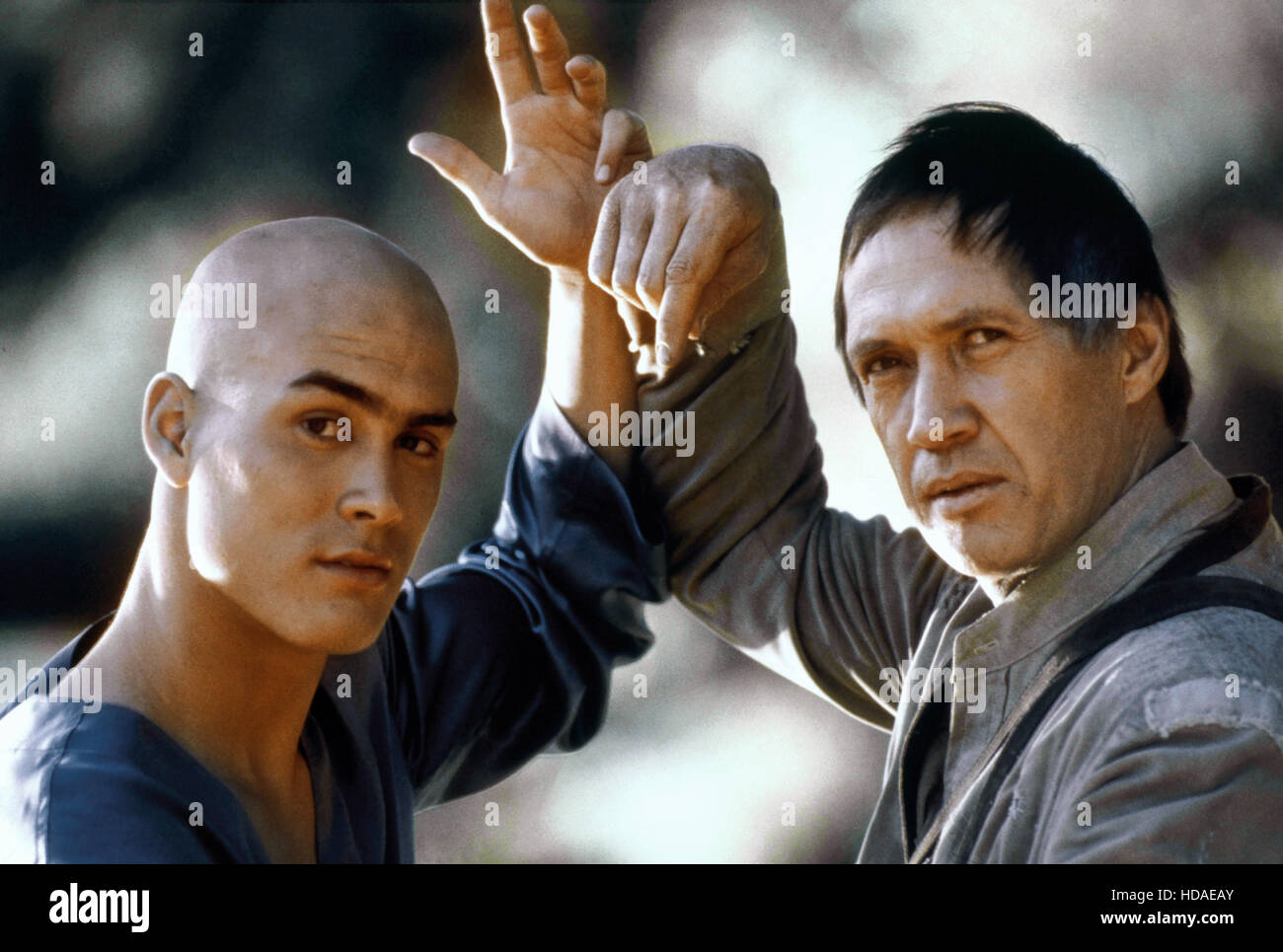 KUNG FU: THE MOVIE, (from left): David Carradine, Brandon Lee, 1986 ...