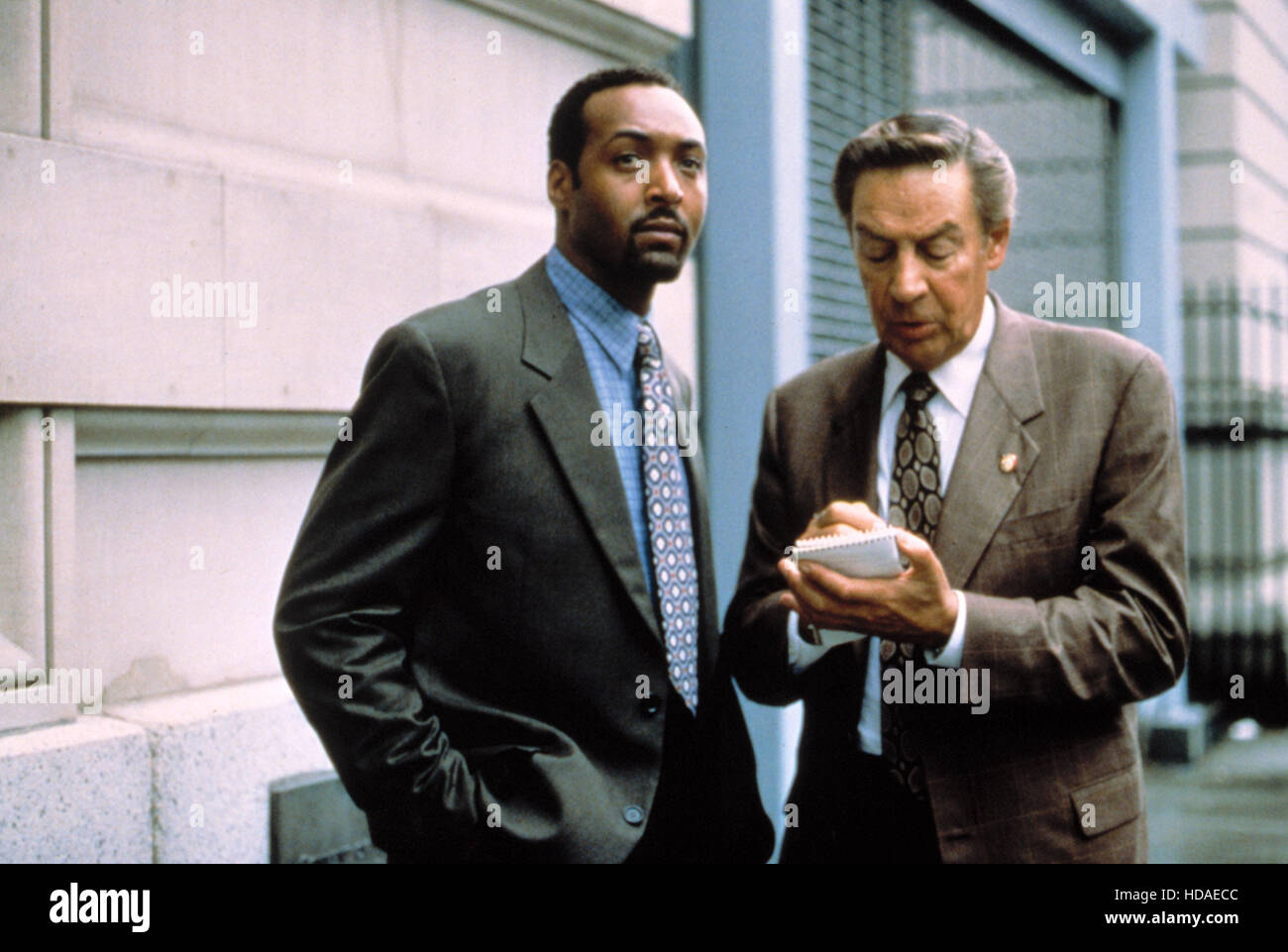 LAW AND ORDER, Jesse Martin, Jerry Orbach, Season 10, 1990-2010. © NBC ...
