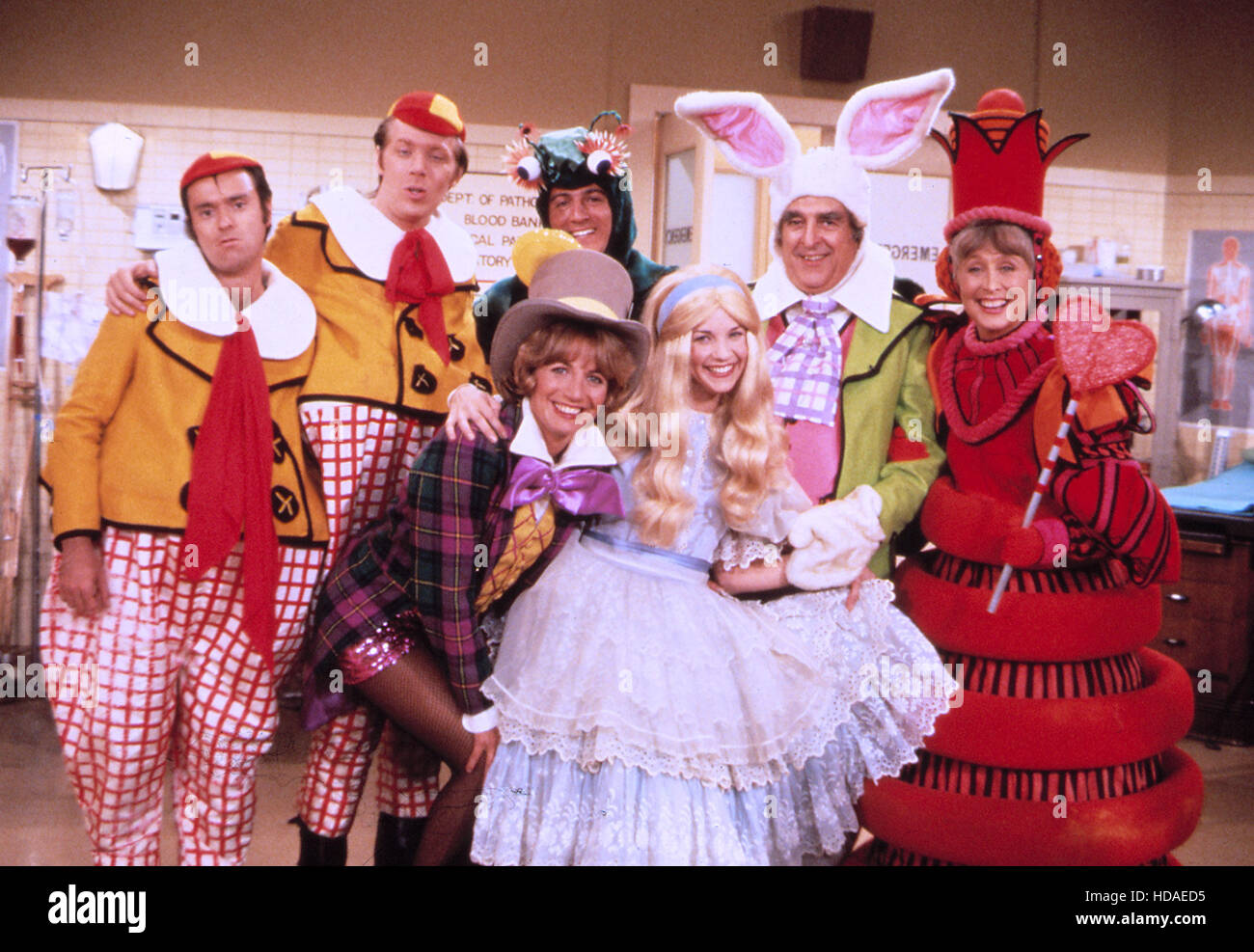 LAVERNE & SHIRLEY, (back, l to r) David Lander, Michael McKean, Eddie ...