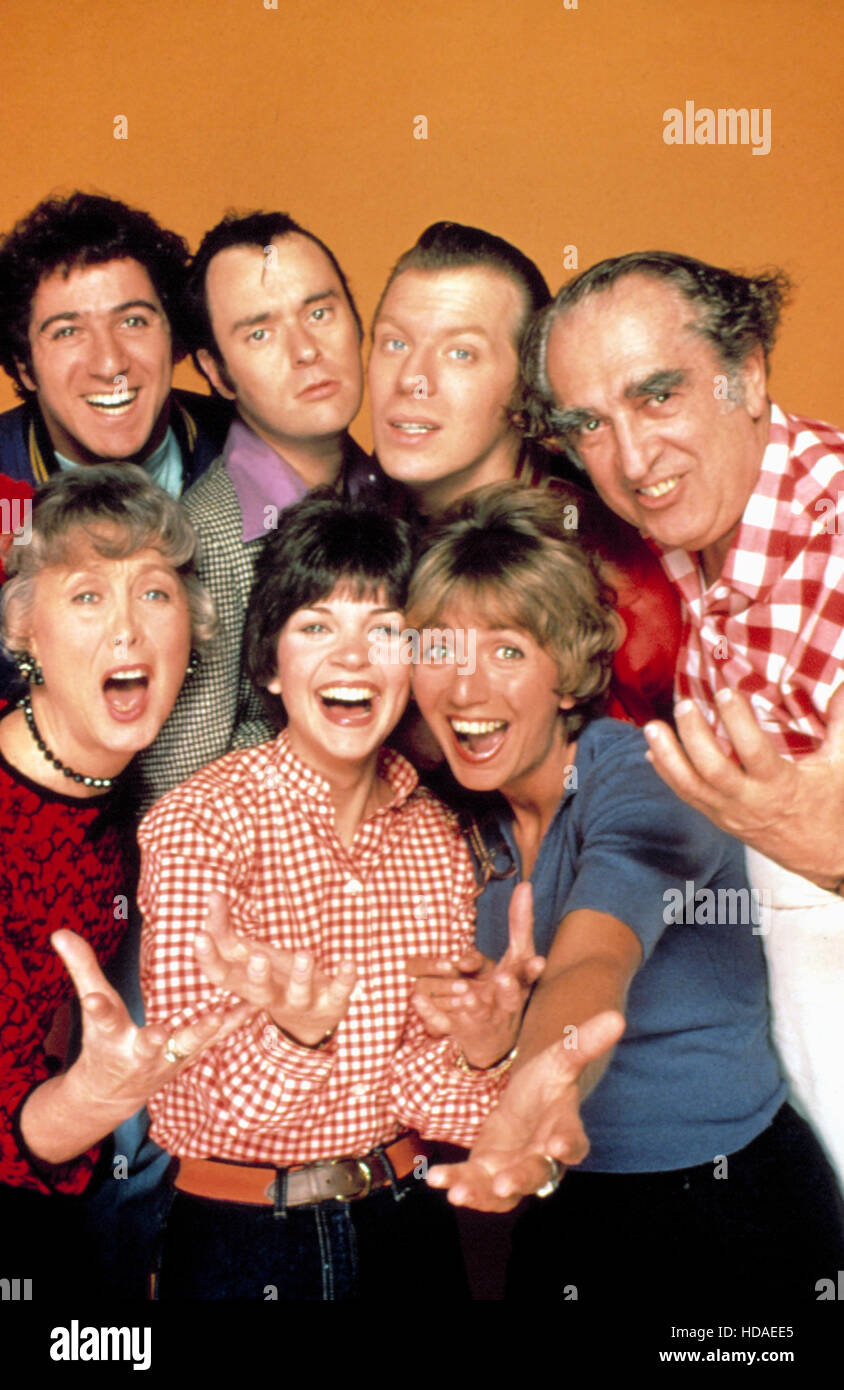 LAVERNE & SHIRLEY, (top l to r): Eddie Mekka, David L. Lander, Michael ...