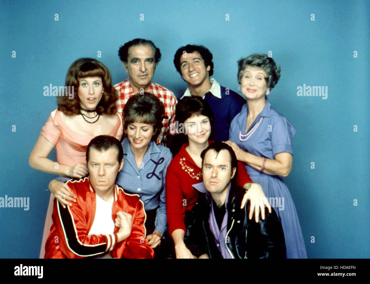 LAVERNE AND SHIRLEY, (top, from left): Carole Ita White, Phil Foster ...