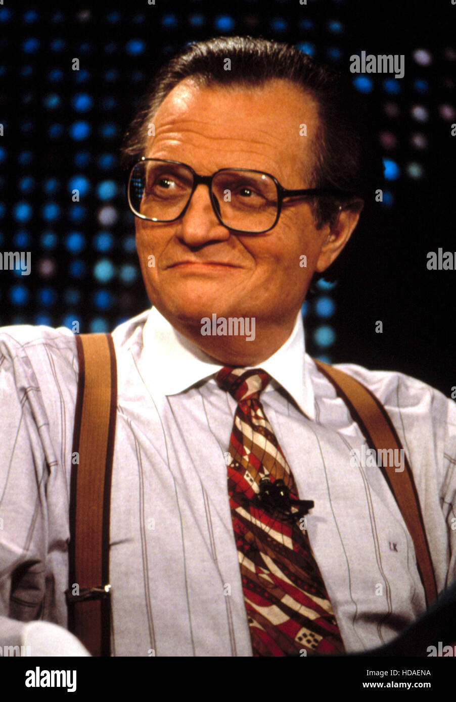 LARRY KING LIVE, Larry King, 1985-present Stock Photo - Alamy