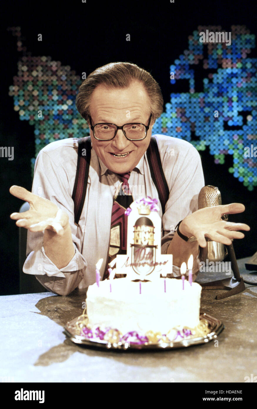LARRY KING LIVE, Larry King, '10th Anniversary', (1995), 1985-, photo ...