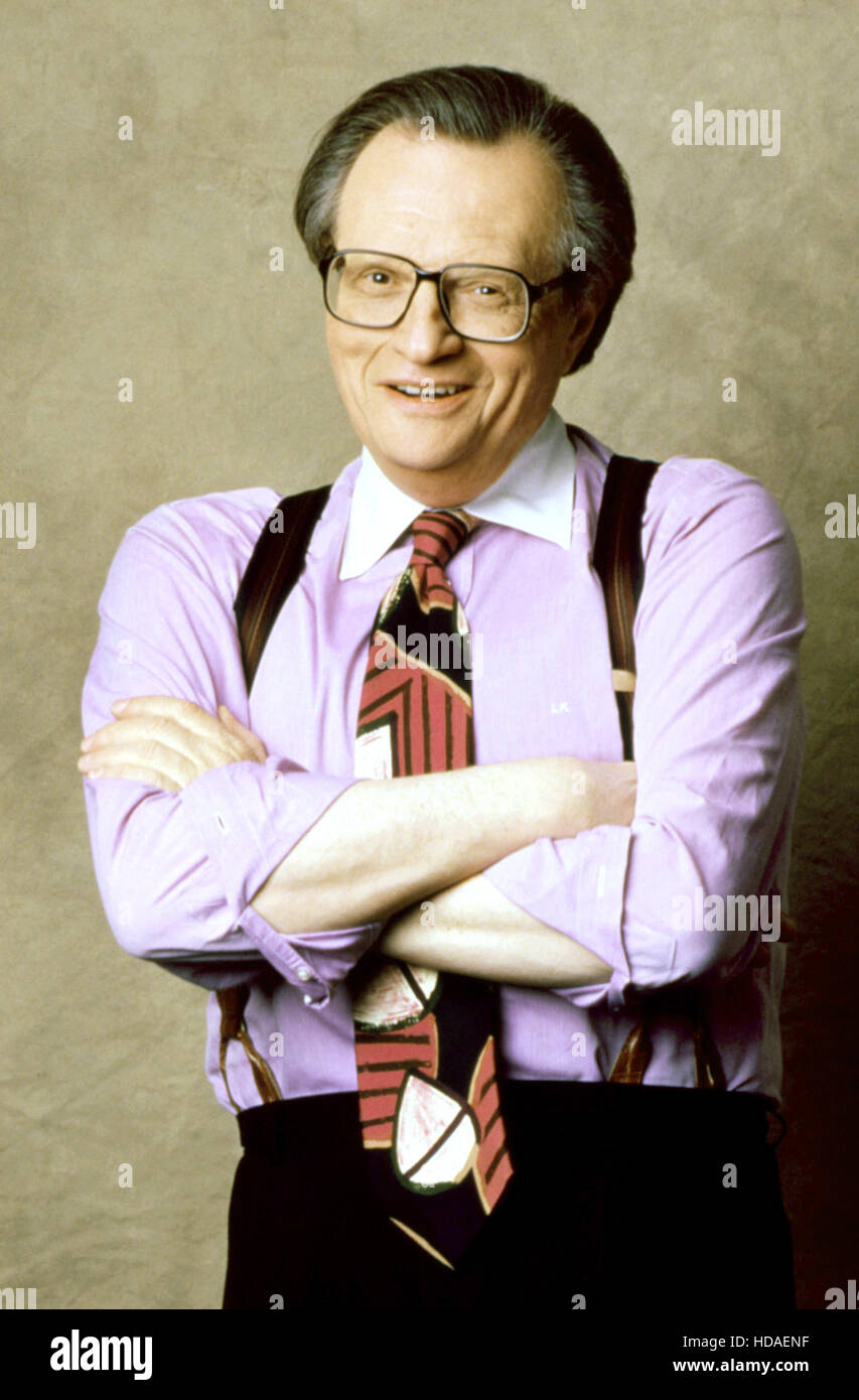 LARRY KING LIVE, Larry King, (1995), 1985-, photo: Andrew Eccles ...