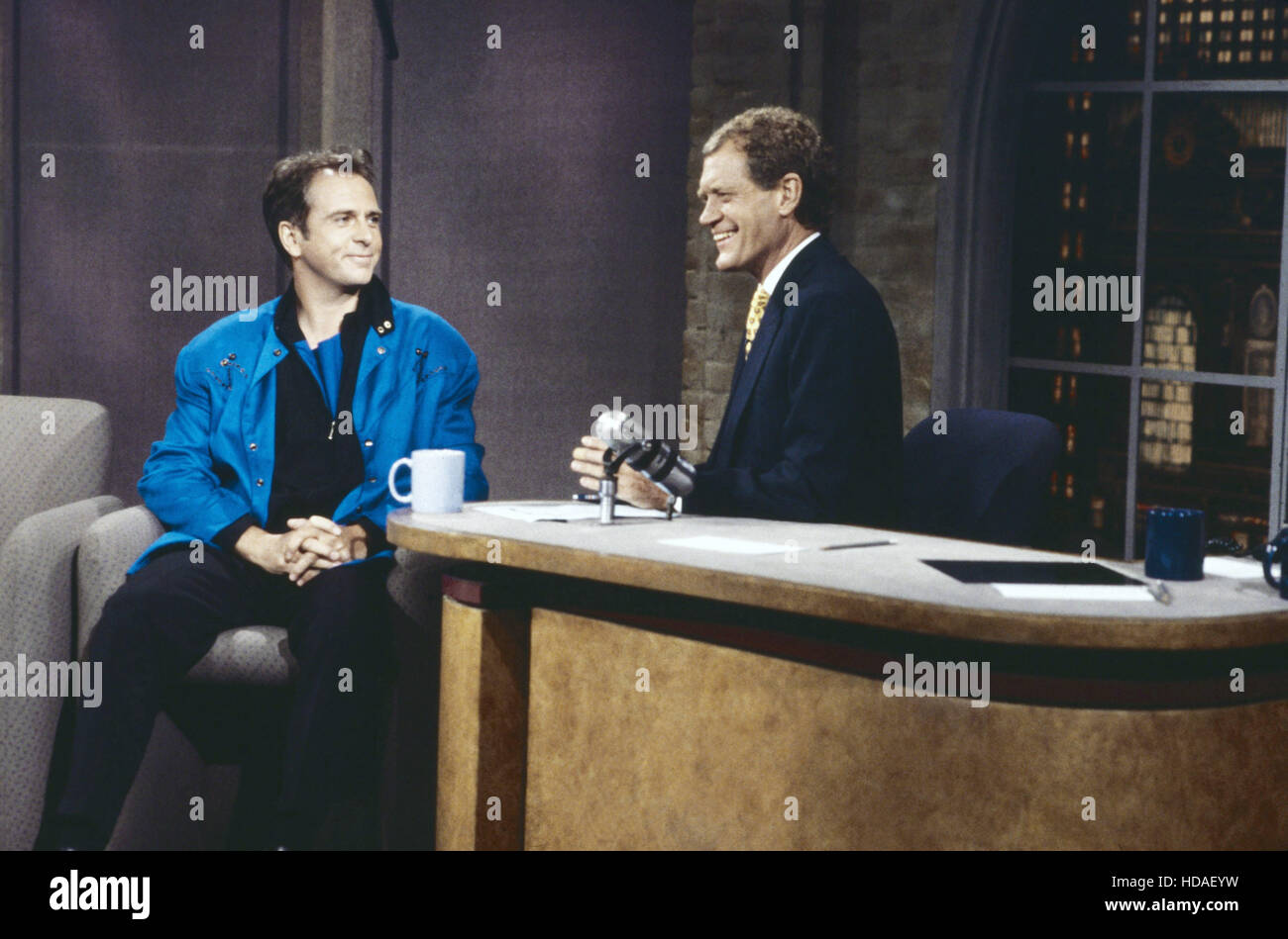 LATE SHOW WITH DAVID LETTERMAN, from left: Peter Gabriel, David ...