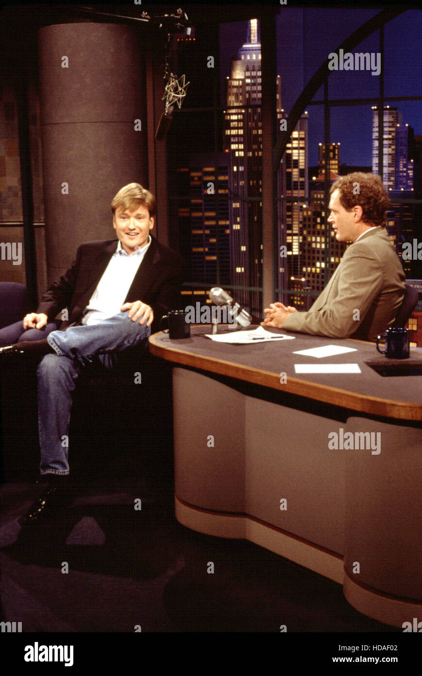 LATE SHOW WITH DAVID LETTERMAN, Conan O'Brien, David Letterman, 1993 ...