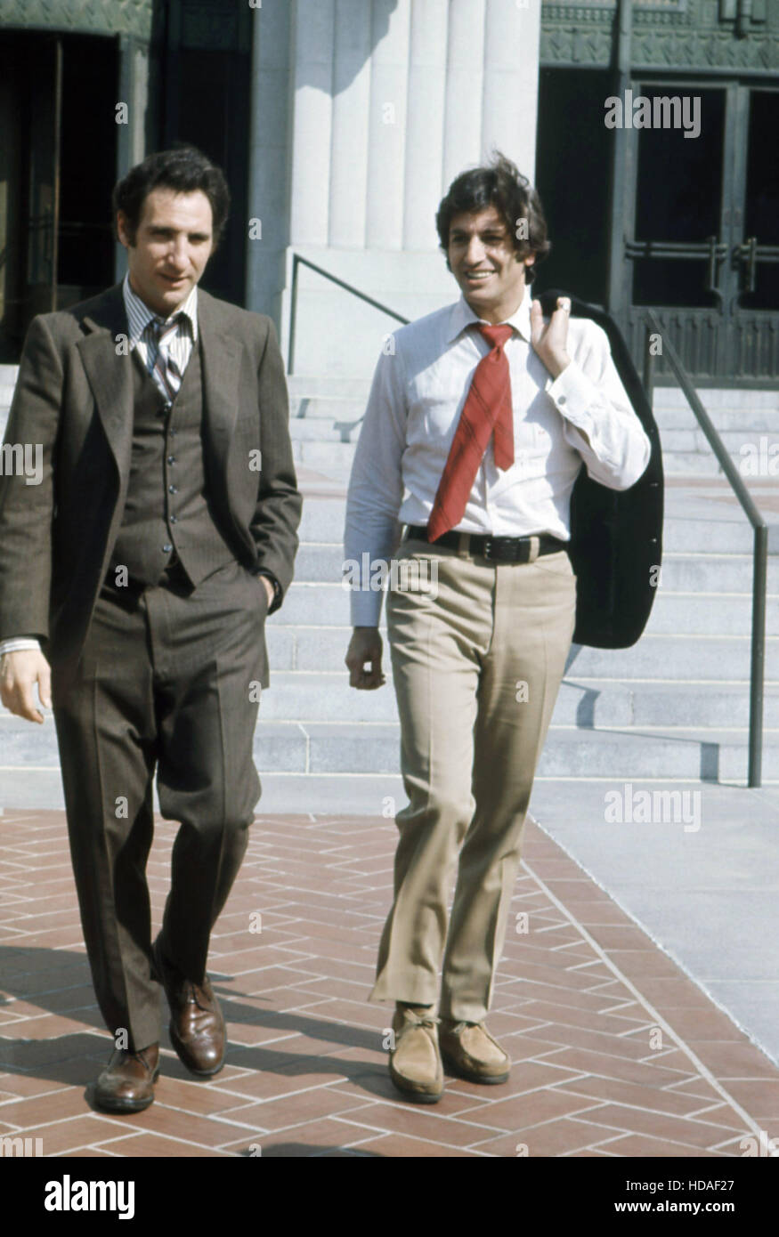 THE LAW, from left: Judd Hirsch, John Beck, 1974 Stock Photo - Alamy