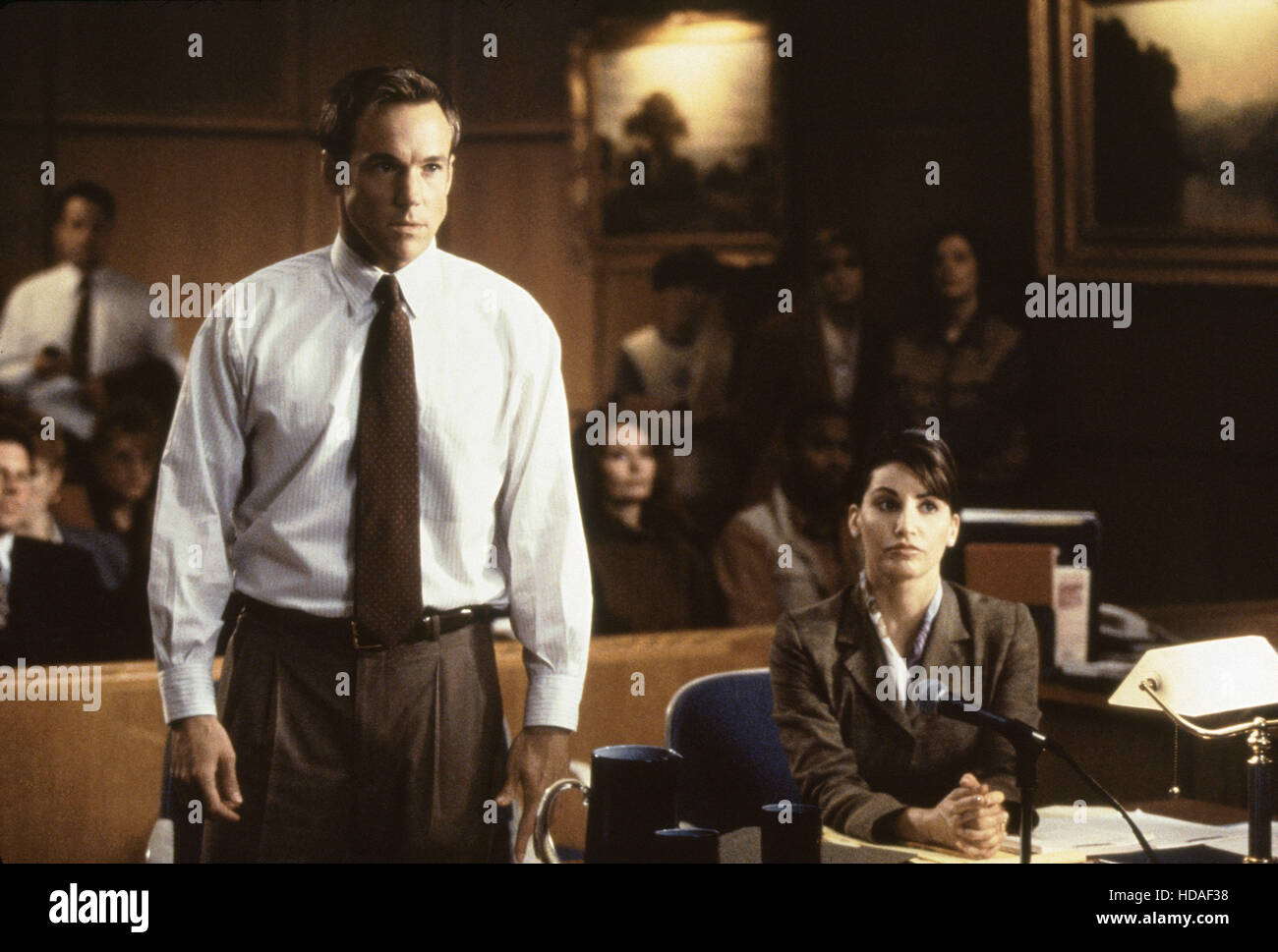 LEGALESE, (from left): Ed Kerr, Gina Gershon, 1998. © New Line ...