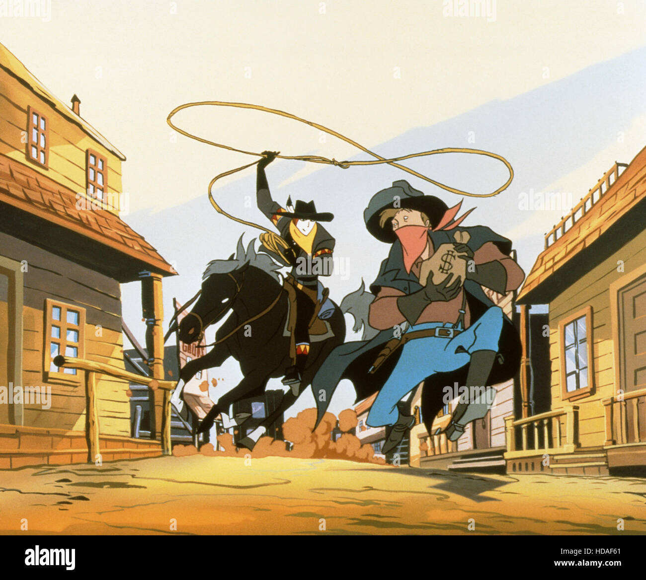 THE LEGEND OF CALAMITY JANE, Calamity Jane (left), 1997-98. © Contre ...