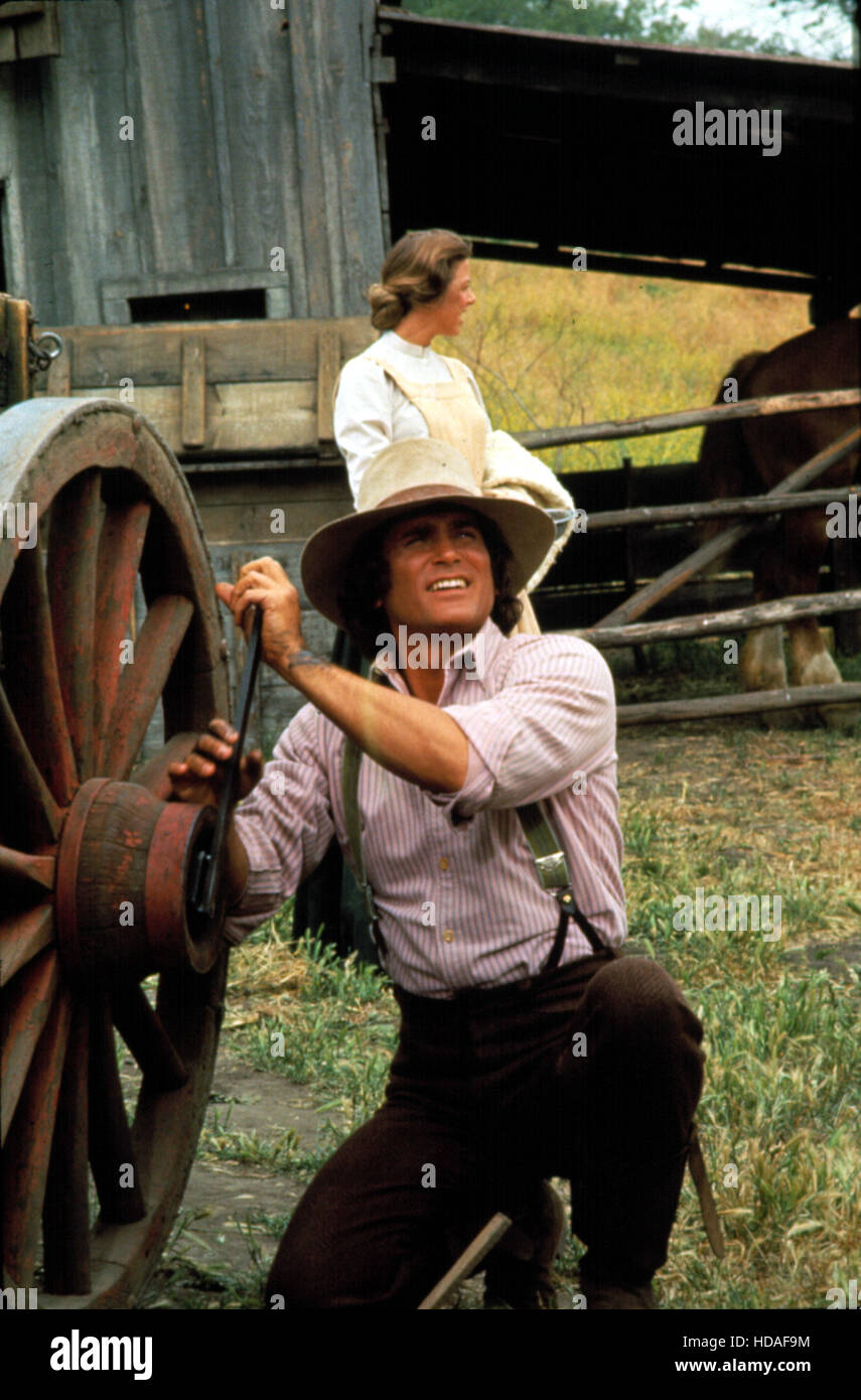 LITTLE HOUSE ON THE PRAIRIE, Michael Landon, Karen Grassle, 1974-83 Stock Photo - Alamy