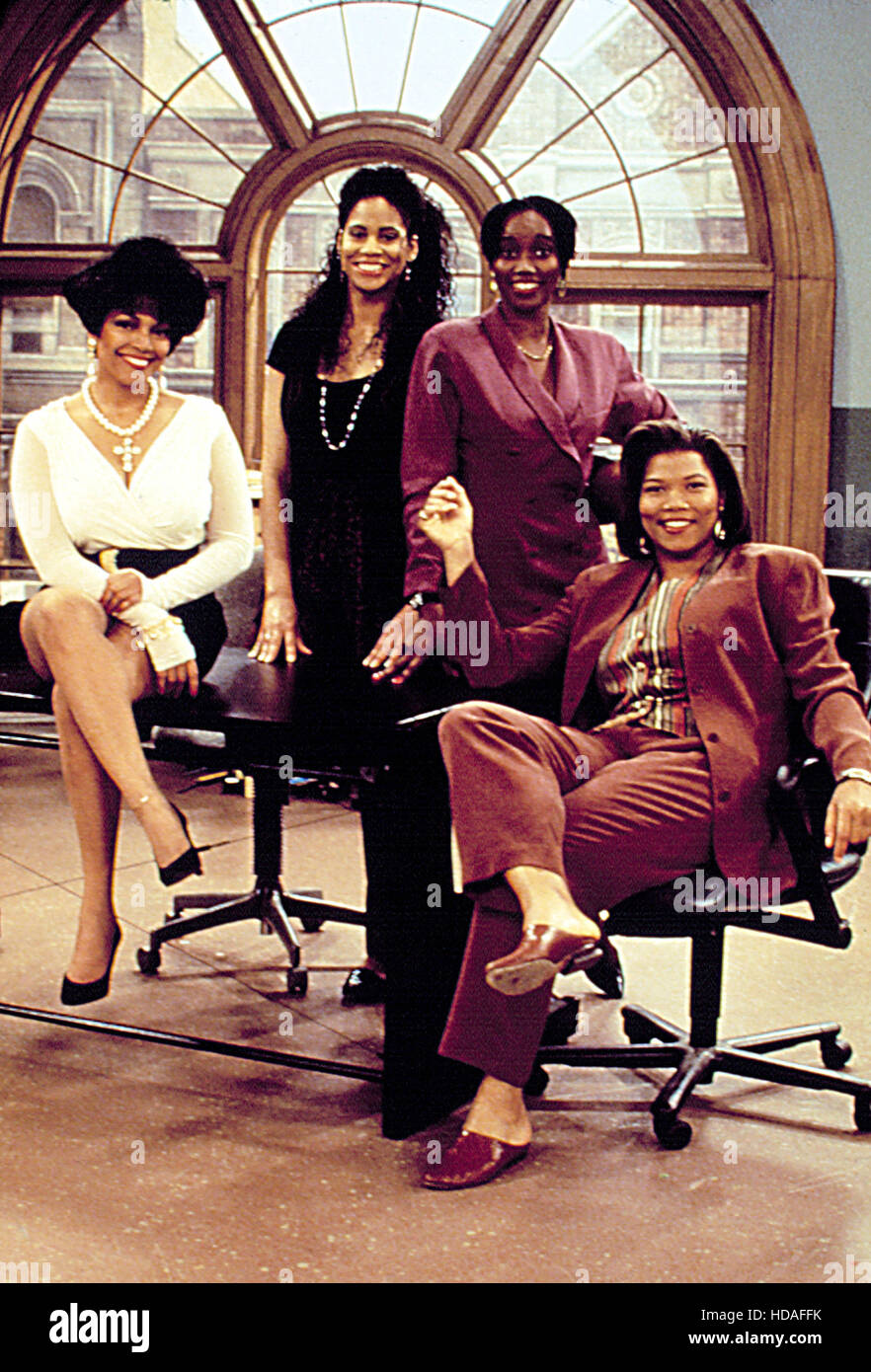 LIVING SINGLE, Kim Fields, Kim Coles, Erika Alexander, Queen Latifah ...