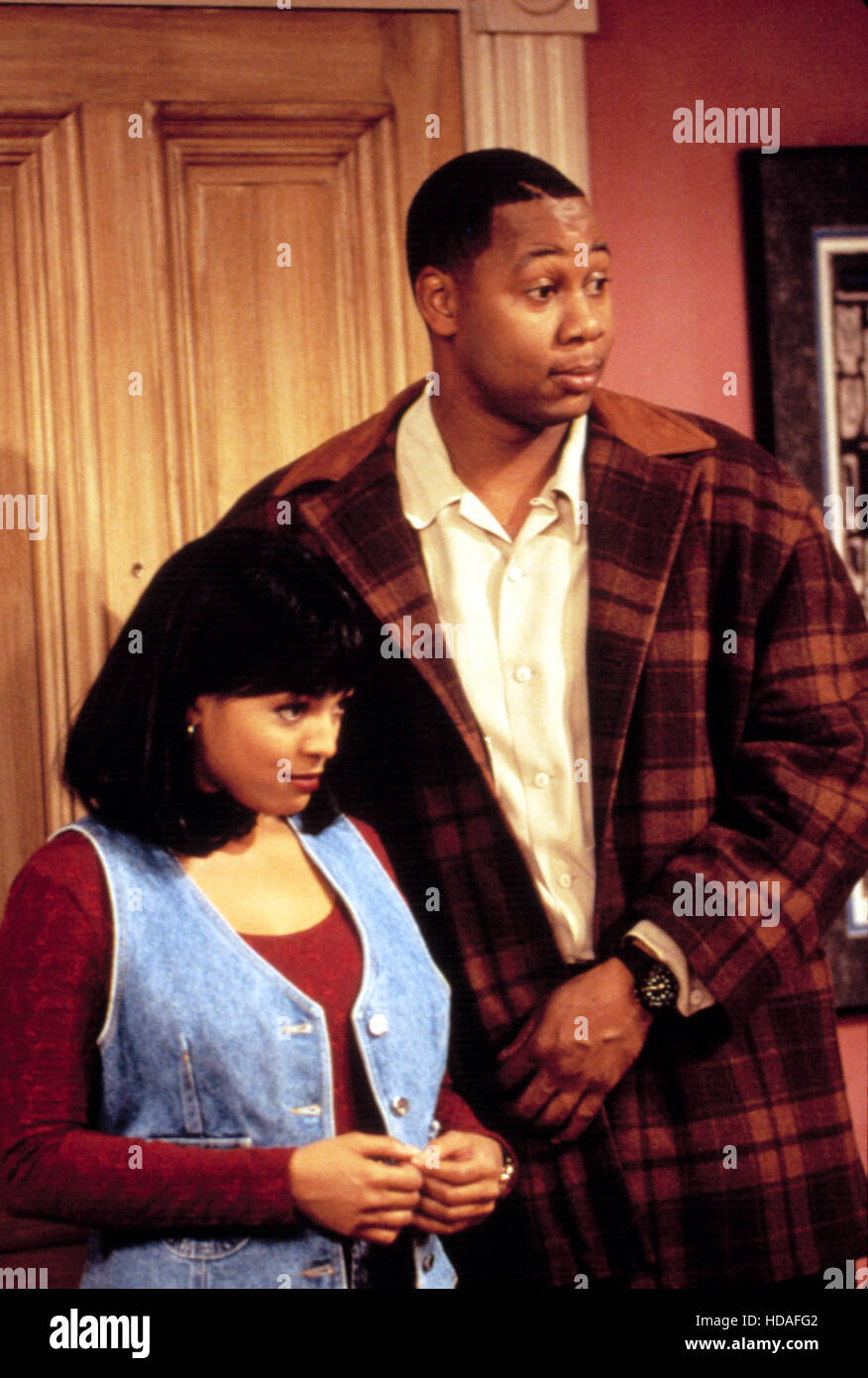 LIVING SINGLE, Kim Fields, Mark Curry, 1993-98, episode 'A Tale of Two ...
