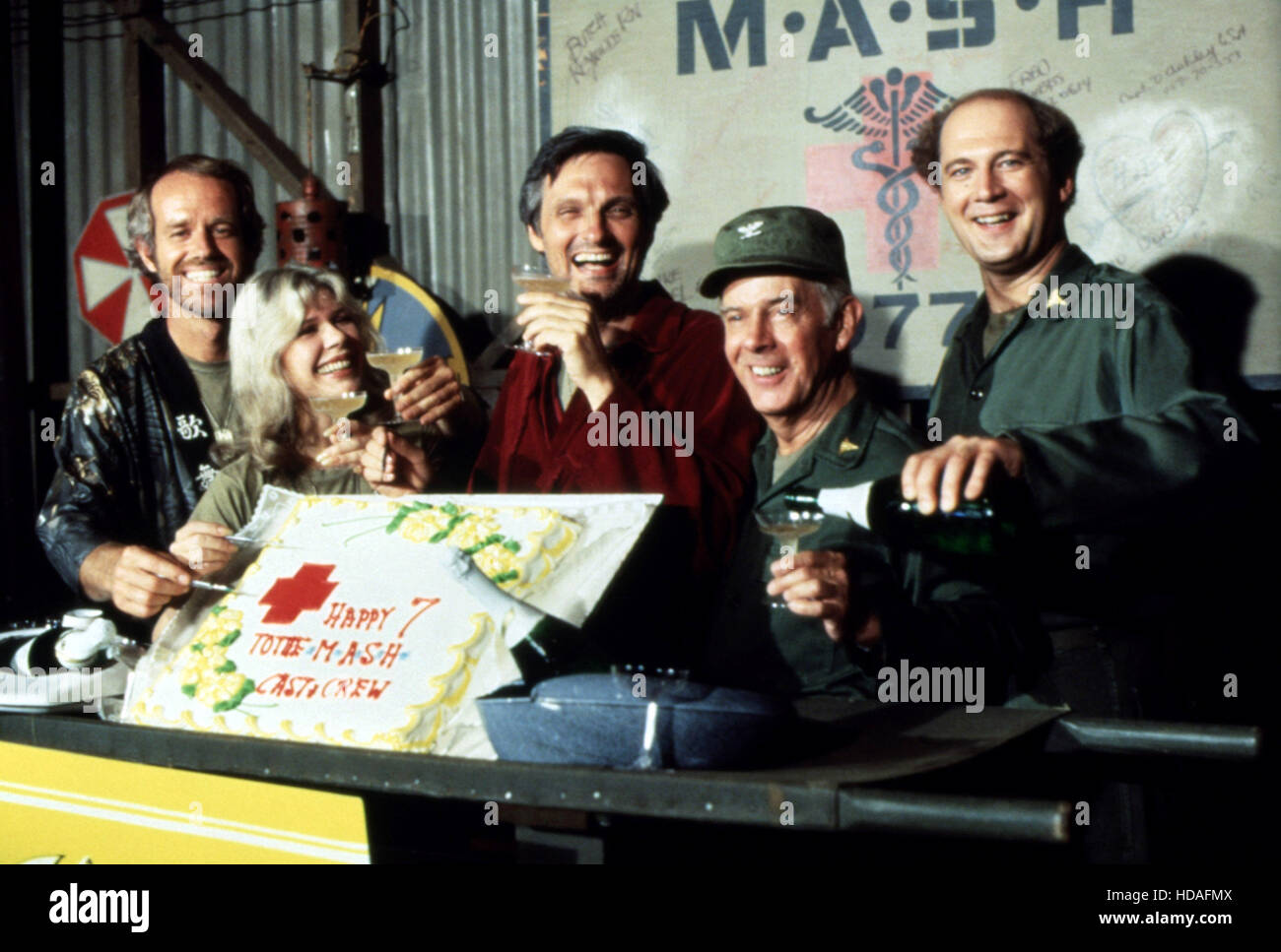 MASH, (aka M*A*S*H), from left: Mike Farrell, Loretta Swit, Alan Alda ...