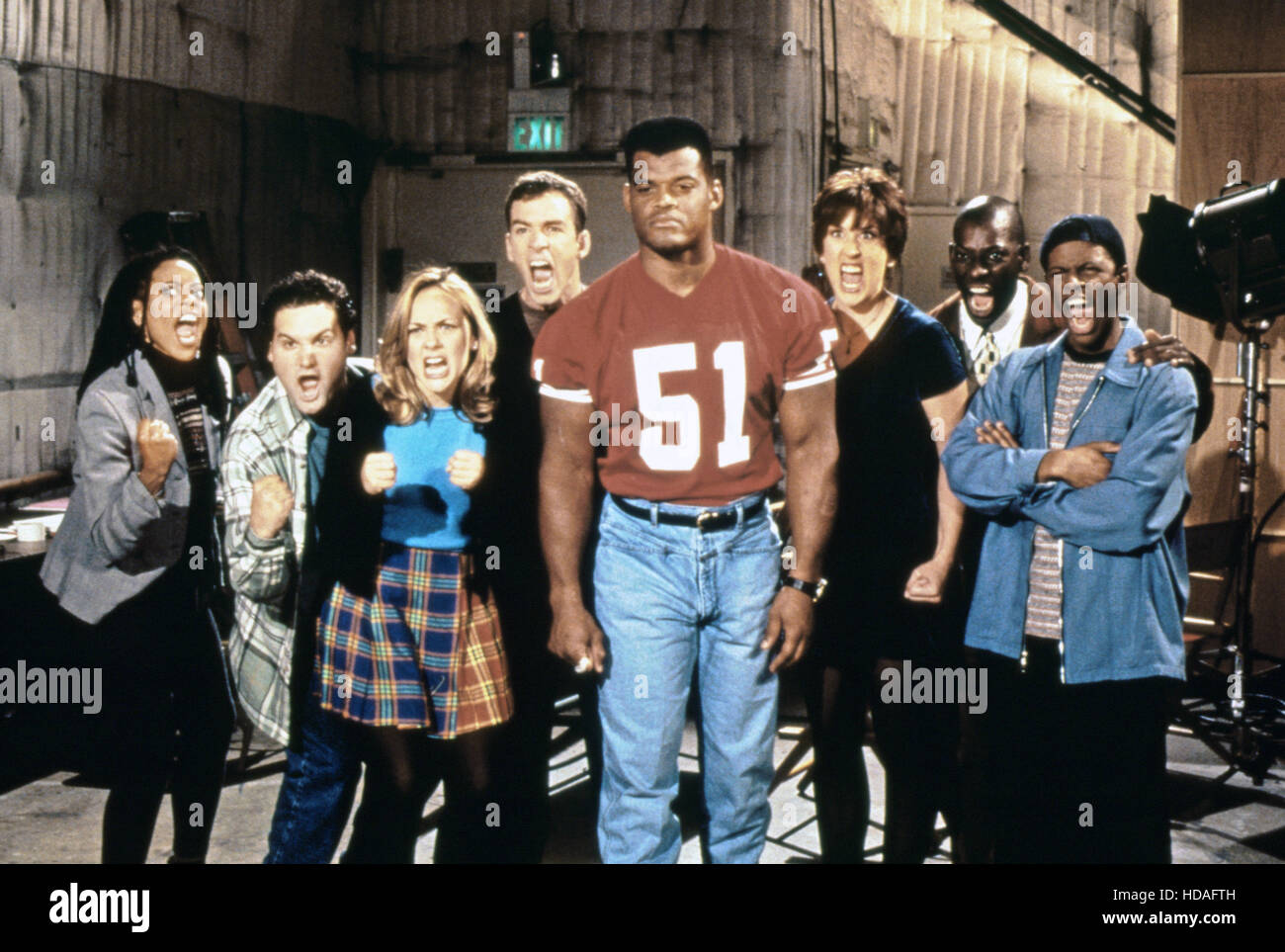 MAD TV, (from left): Debra Wilson, Artie Lange, Nicole Sullivan, Bryan ...