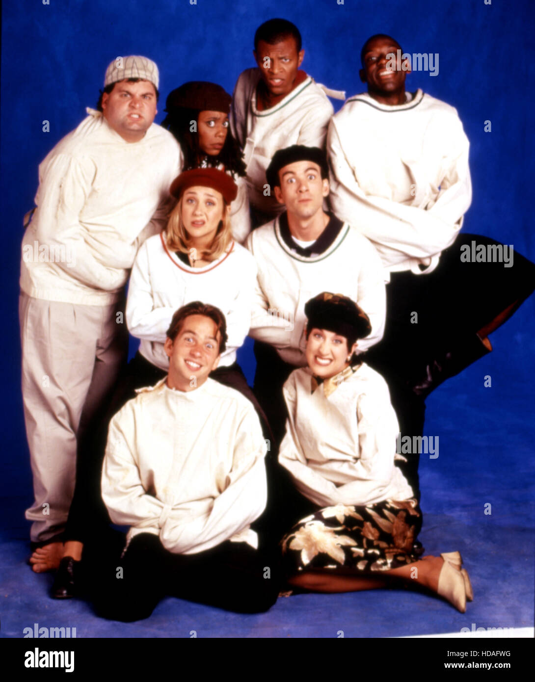 MAD TV, (clockwise from bottom R), Mary Scheer, David Herman, Nicole ...