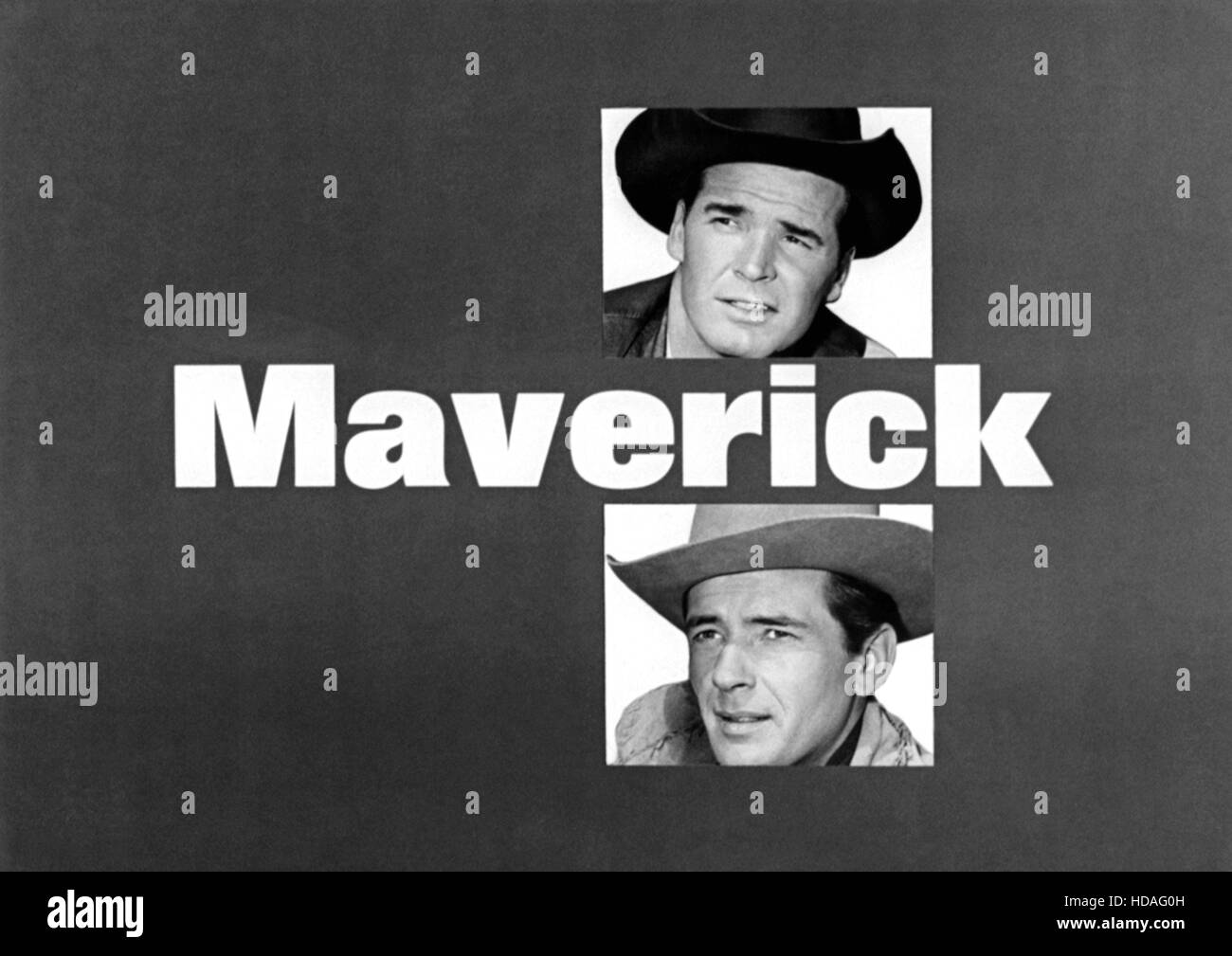 MAVERICK, James Garner, Jack Kelly, 1957-62 Stock Photo - Alamy