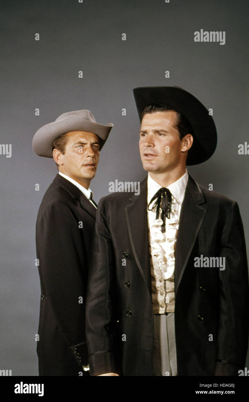 MAVERICK, Jack Kelly, James Garner, 1957-1962 Stock Photo - Alamy