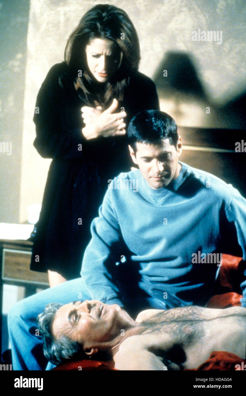 MELROSE PLACE, (from top: Jamie Luner, Thomas Calabro, James Darren ...