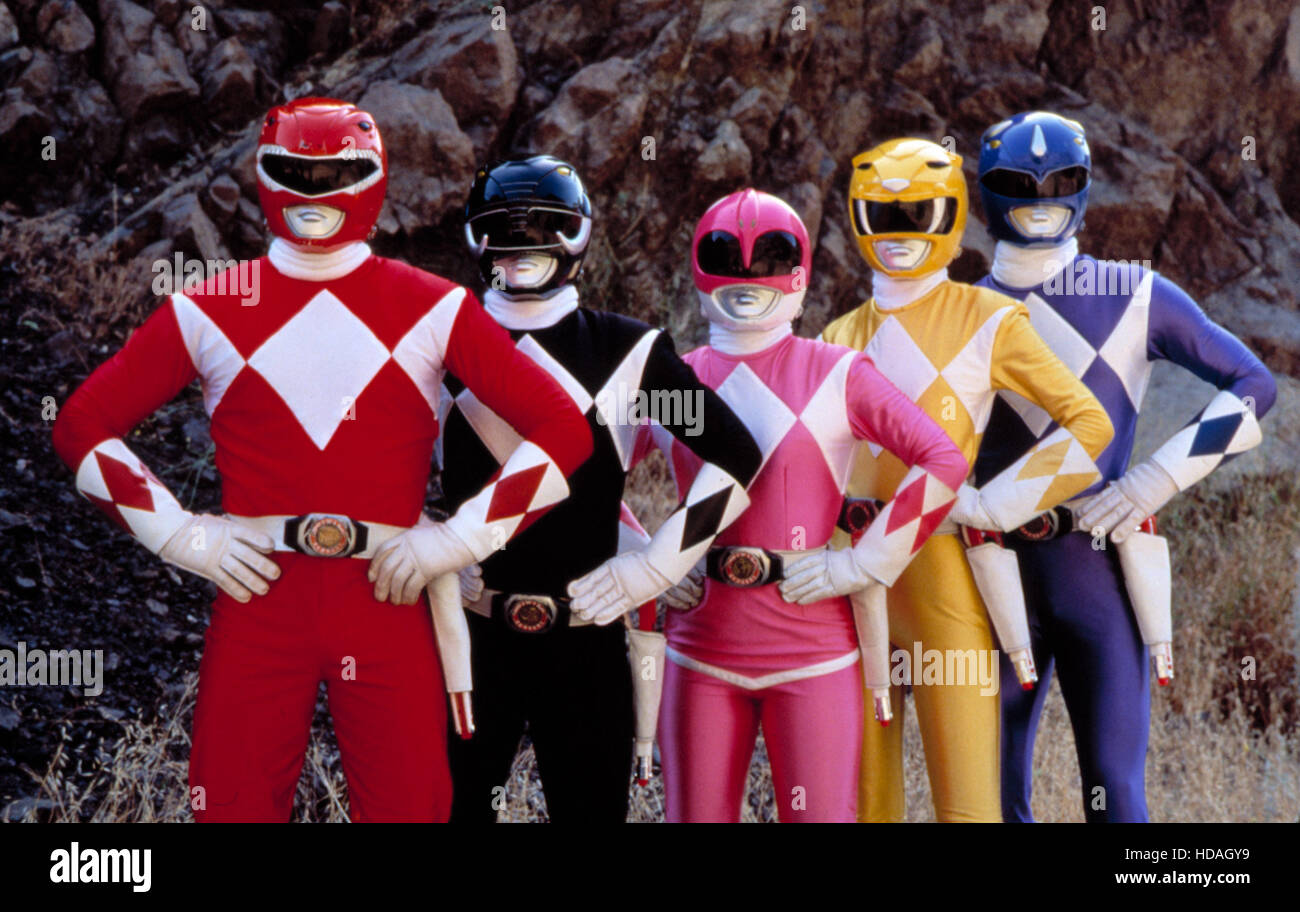 MIGHTY MORPHIN' POWER RANGERS, 1993-1996 Stock Photo - Alamy