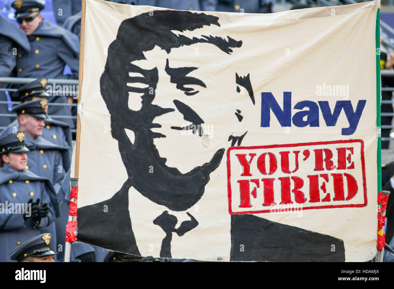 Baltimore, Maryland, USA. 10th Dec, 2016. Army Cadet sign see at the ...