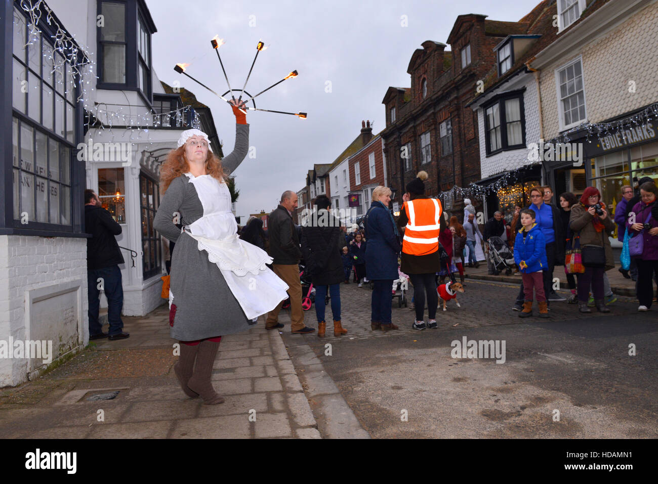 Rye, East Sussex, UK. 10th Dec, 2016. Popular Christmas celebration in ...