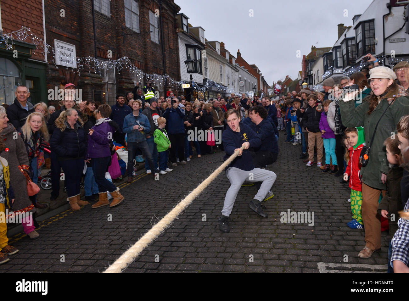 Rye, East Sussex, UK. 10th Dec, 2016. Popular Christmas celebration in ...