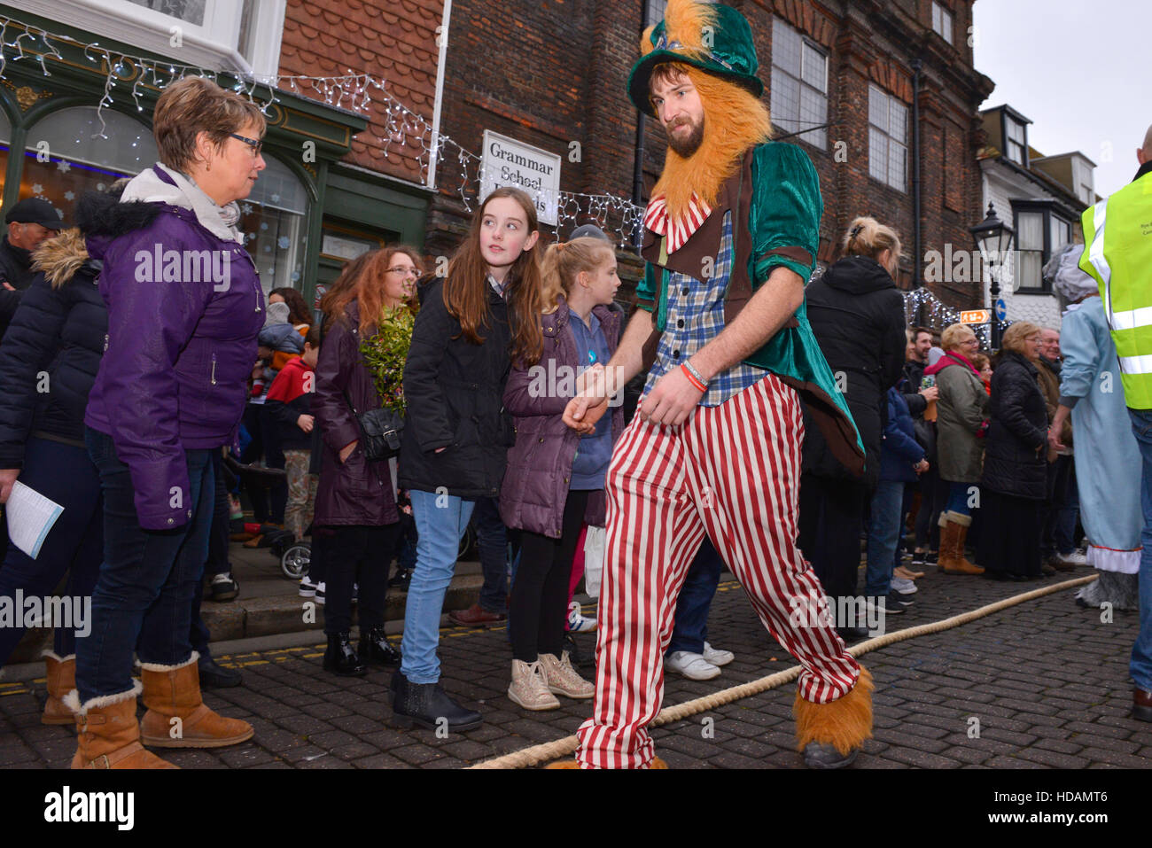 Rye, East Sussex, UK. 10th Dec, 2016. Popular Christmas celebration in ...