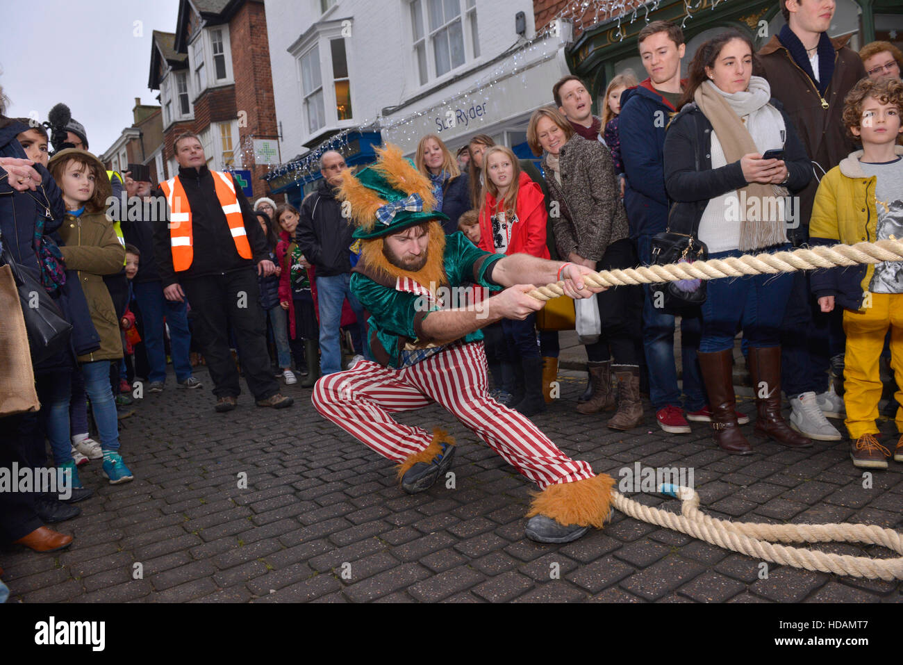 Rye, East Sussex, UK. 10th Dec, 2016. Popular Christmas celebration in ...