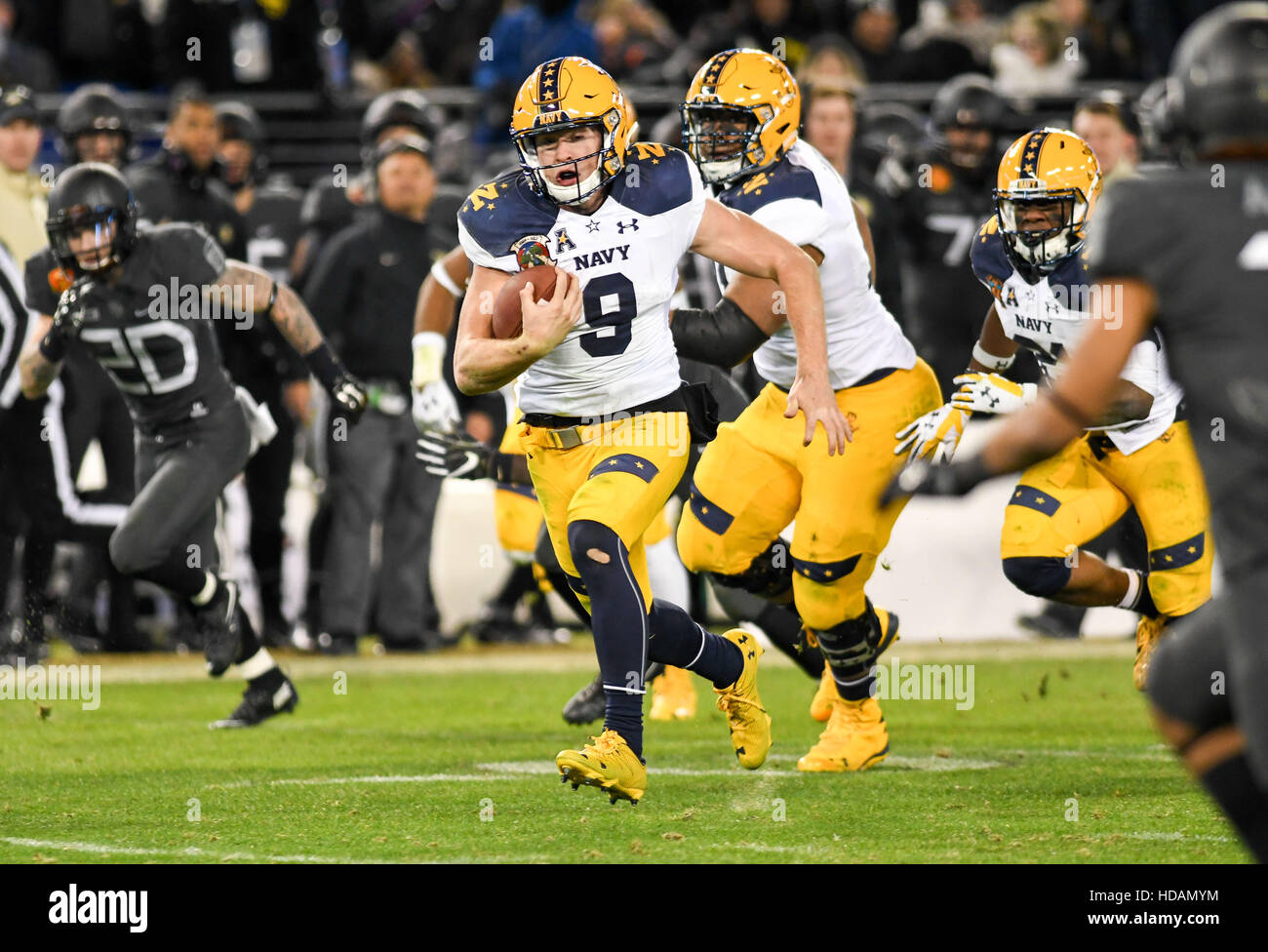 Baltimore, Maryland, USA. 10th Dec, 2016. Navy's QB, ZACH ABEY in ...
