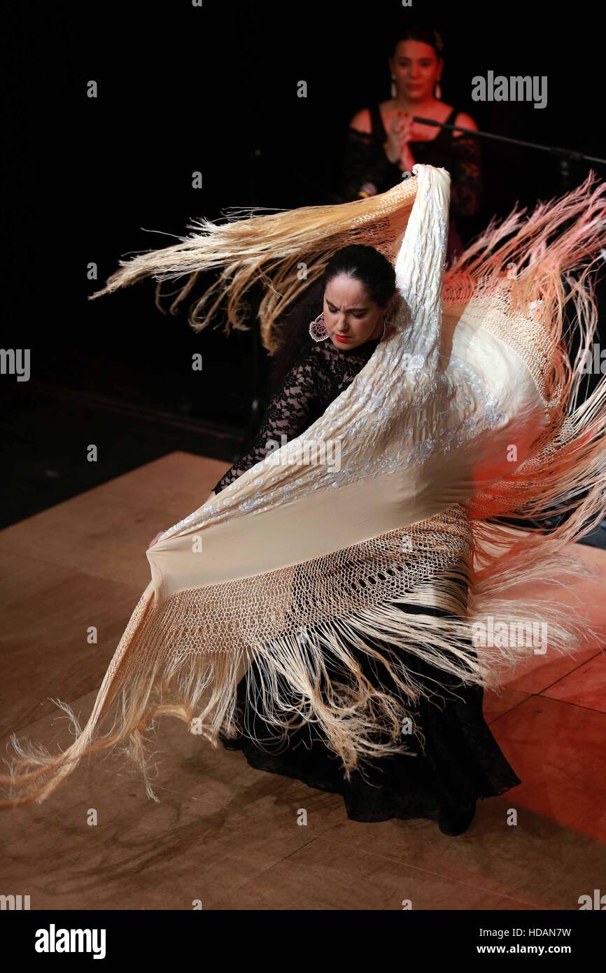 Frankfurt, Germany. 10th Dec, 2016. Spanish flamenco dancer Mercedes ...