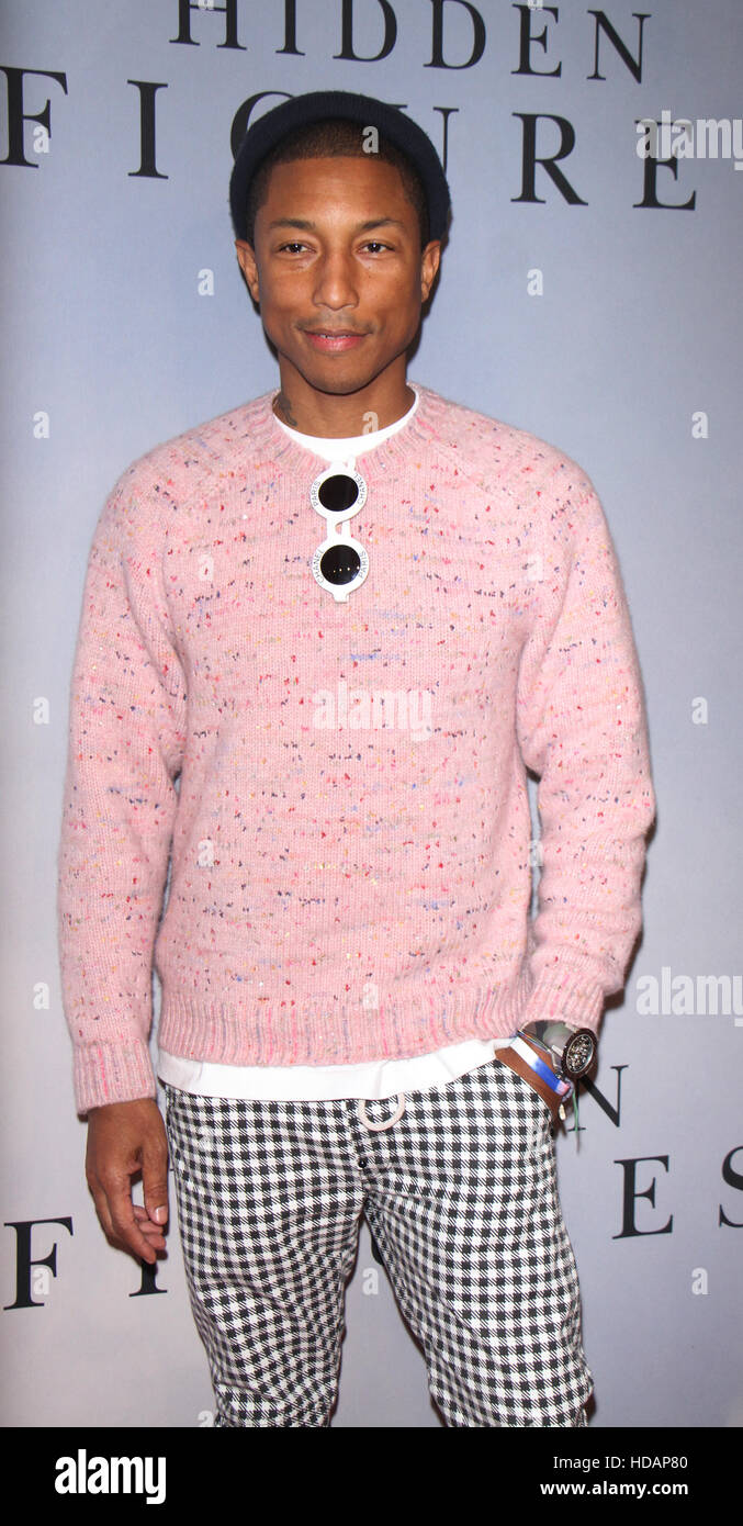 NEW YORK, NY December 10: Pharrell Williams at 2th Century Fox present ...