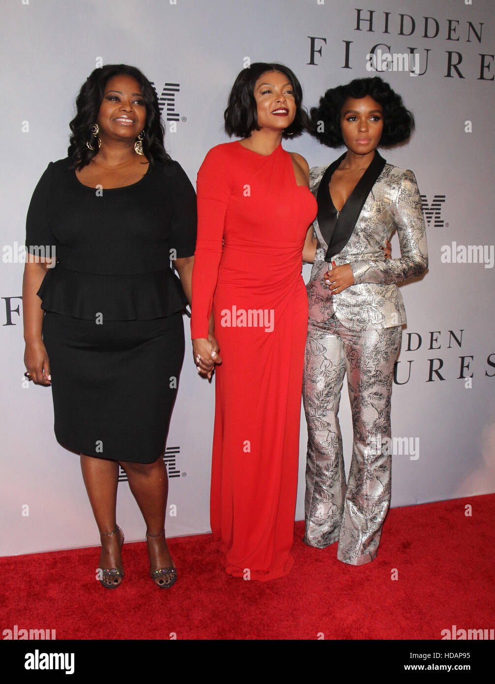 New York, USA. 10th December, 2016. Octavia Spencer, Taraji P. Henson ...