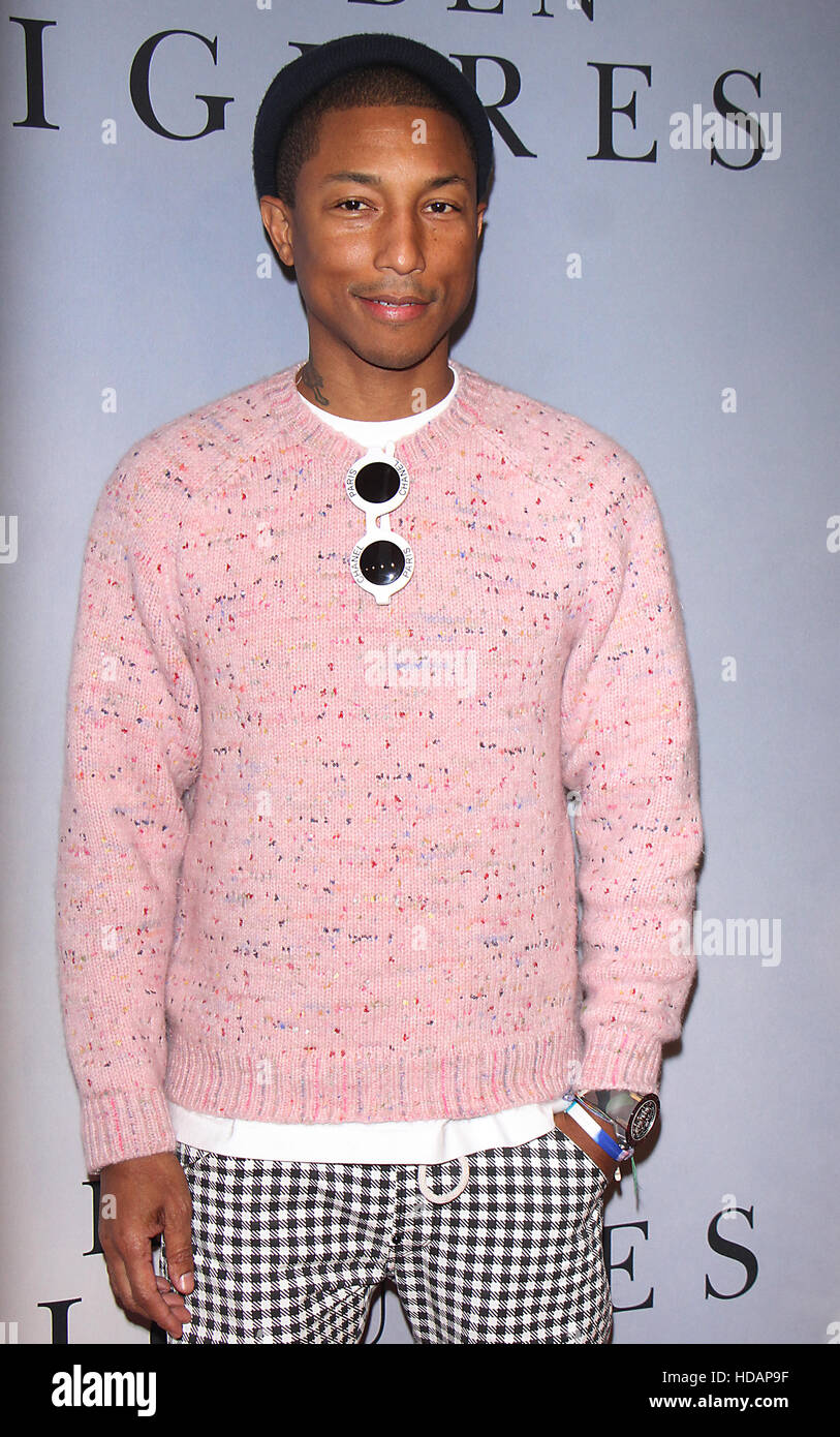 New York, USA. 10th December, 2016. Pharrell Williams at the special ...