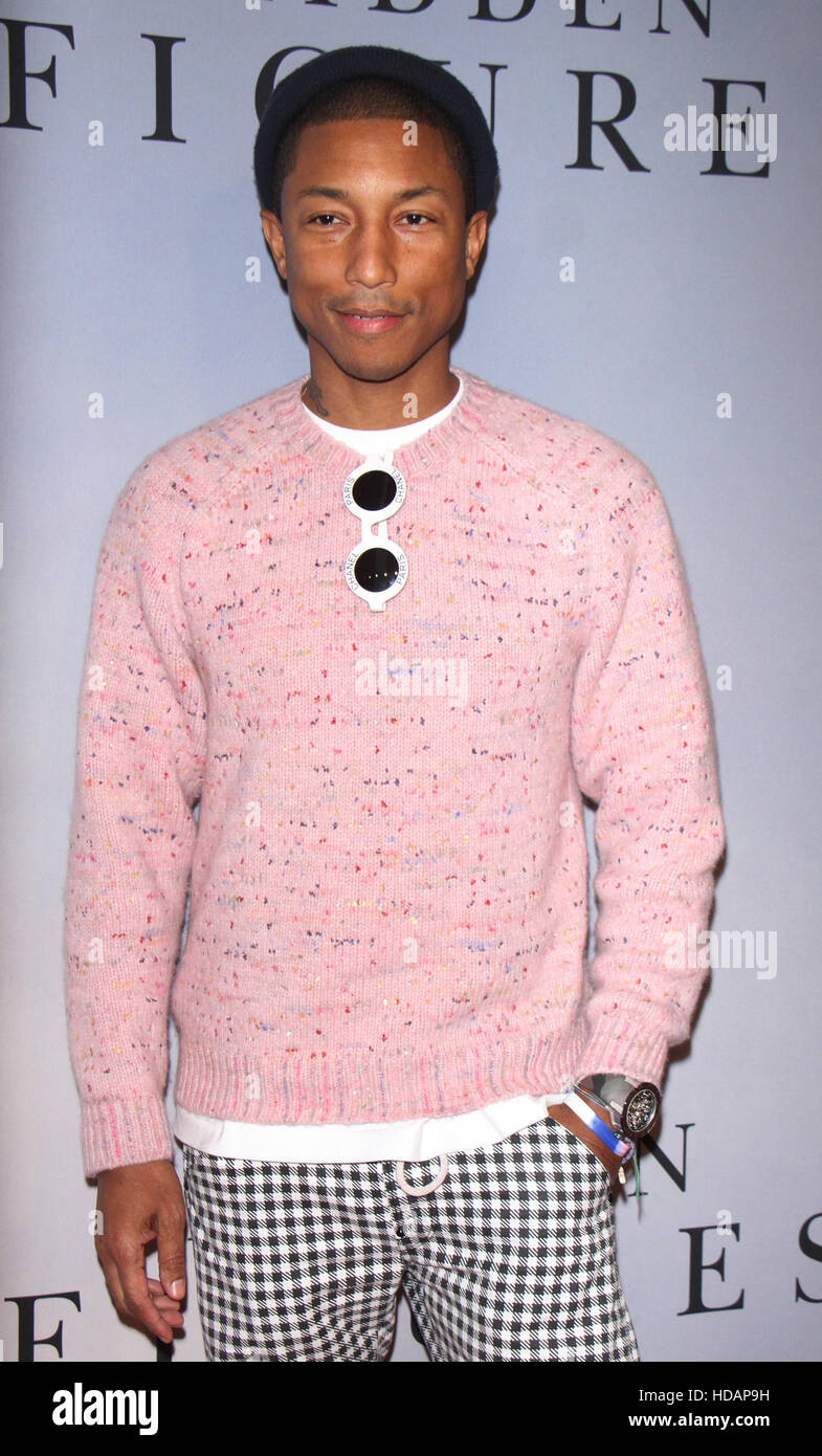 New York, USA. 10th December, 2016. Pharrell Williams at the special ...