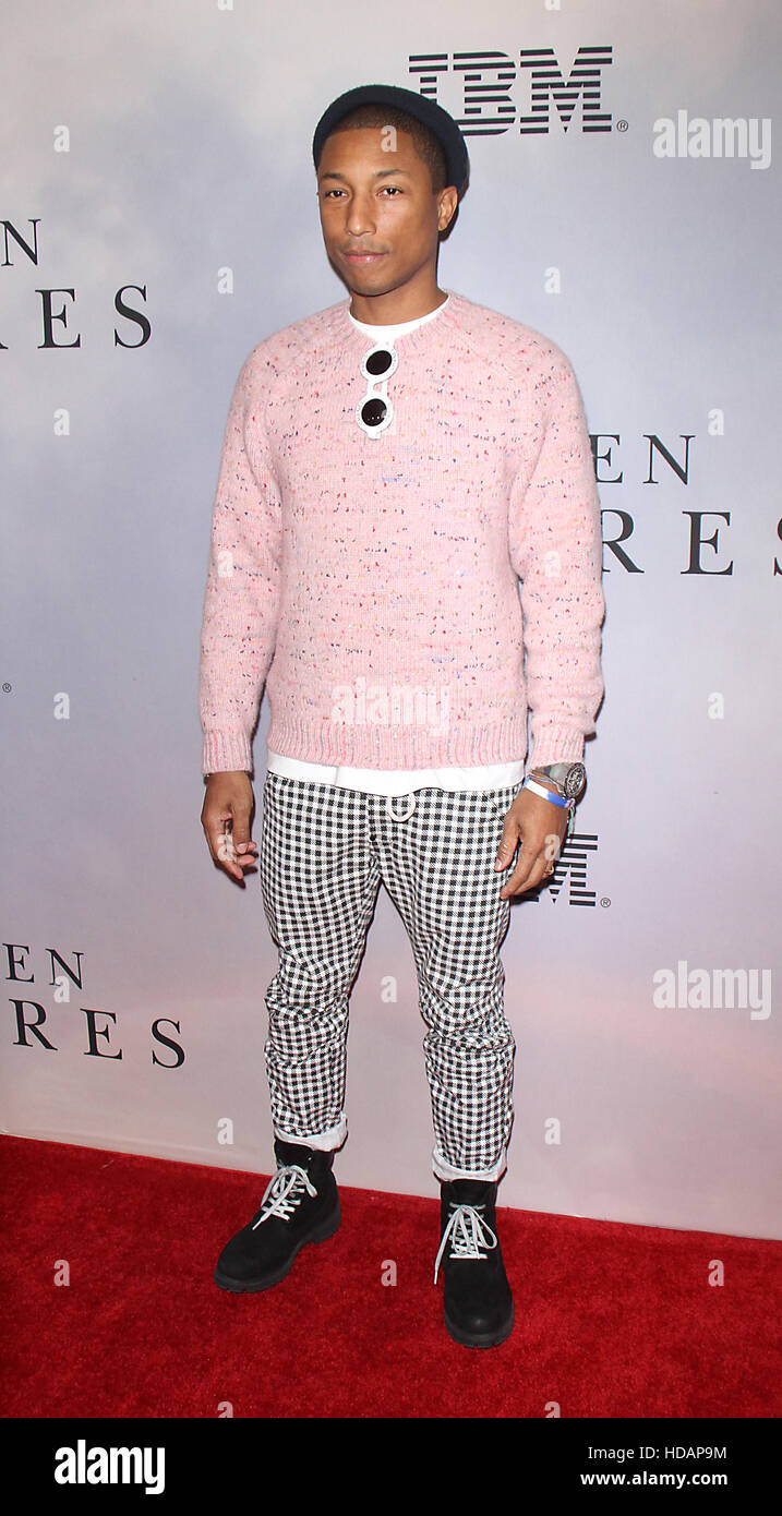 New York, USA. 10th December, 2016. Pharrell Williams at the special ...