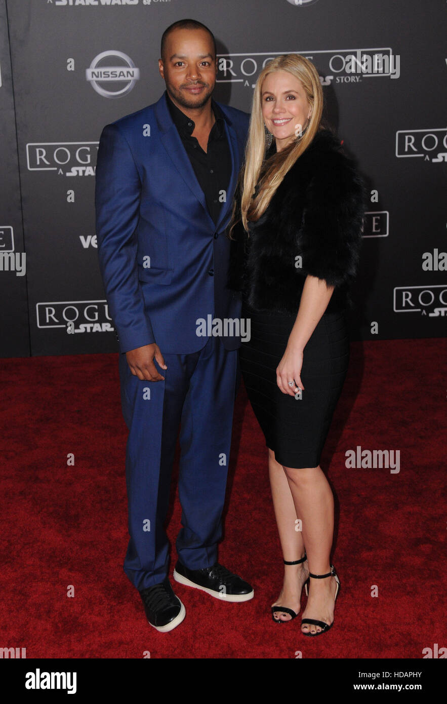 Hollywood, CA, USA. 10th Dec, 2016. Donald Faison, Cacee Cob. ''Rogue ...