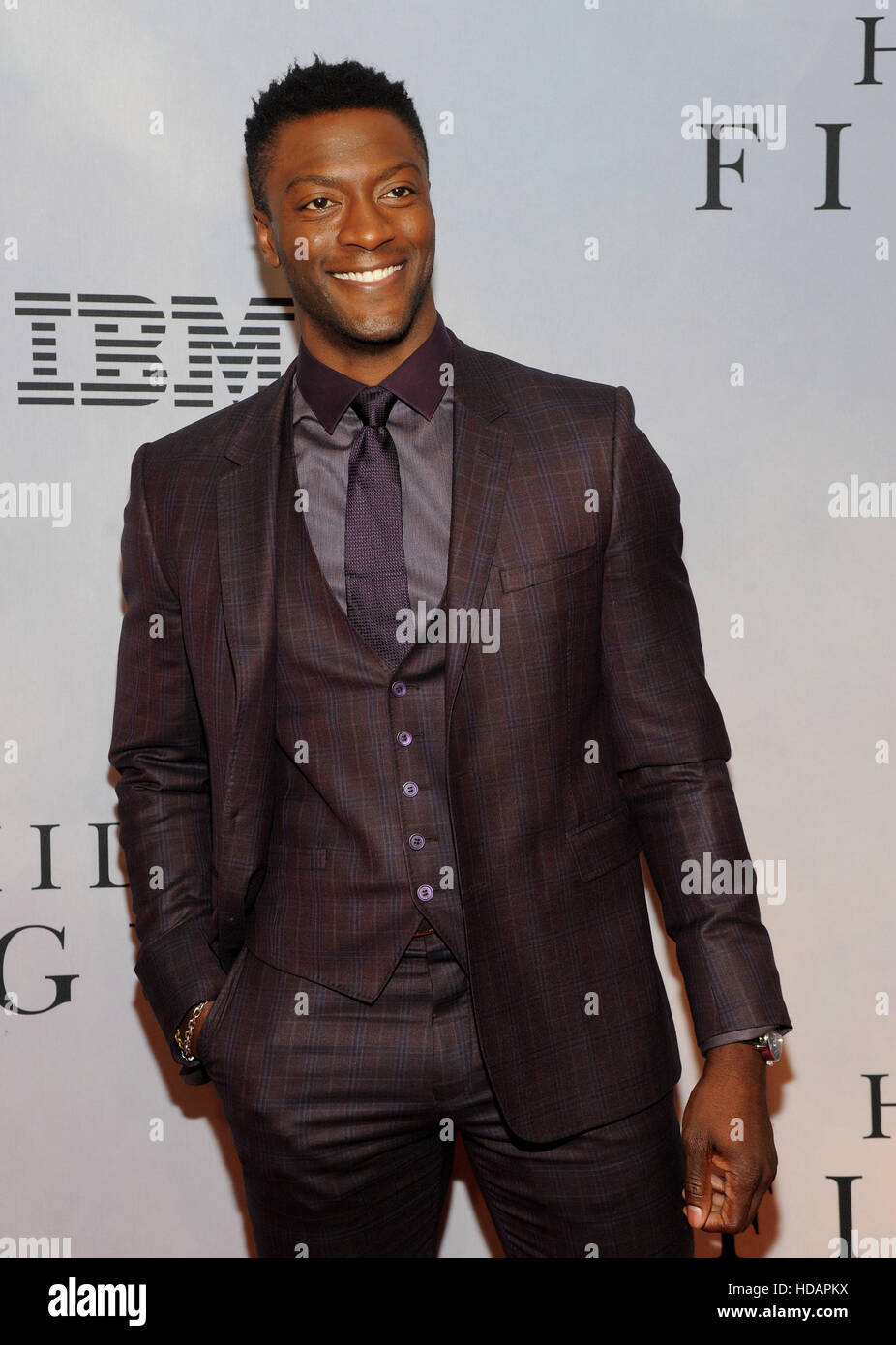 NEW YORK, NY - DECEMBER 10: Actor Aldis Hodge attends the 'Hidden ...