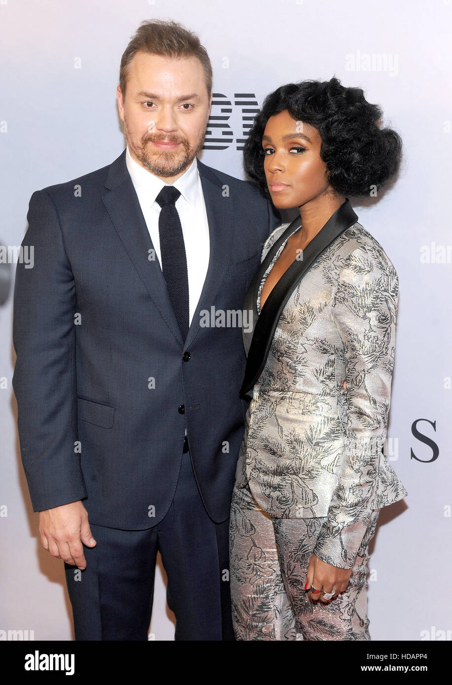NEW YORK, NY - DECEMBER 10: Theodore Melfi and Janell Monae attend the ...