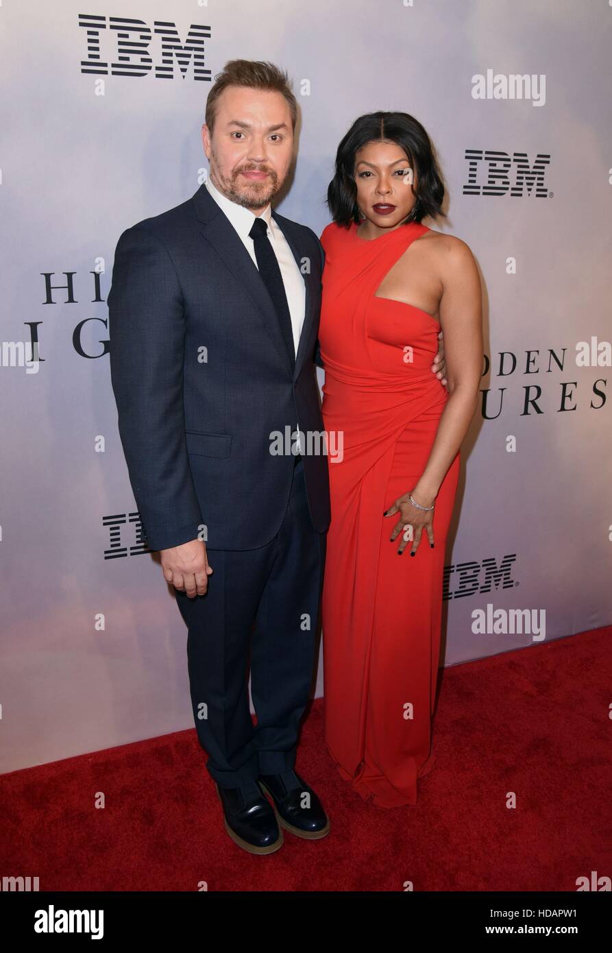 New York, NY, USA. 10th Dec, 2016. Theodore Melfi, Taraji P. Henson at ...