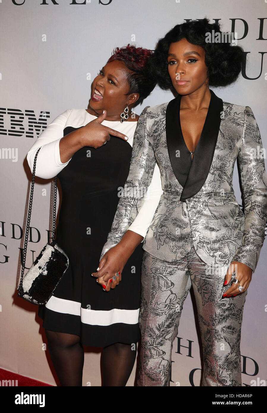 New York, New York, USA. 10th Dec, 2016. Singer JANELLE MONAE and her ...