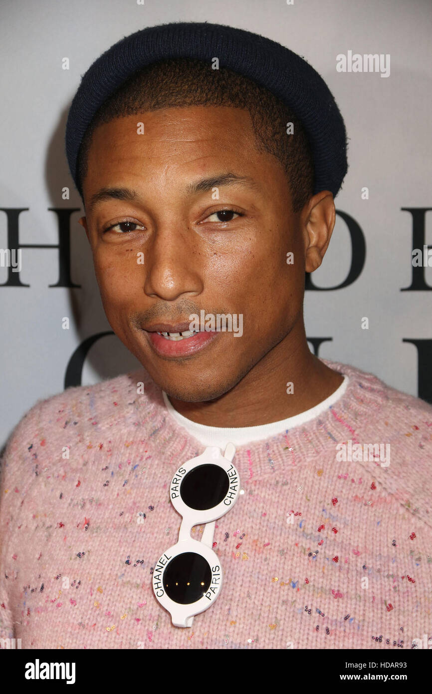 New York, New York, USA. 10th Dec, 2016. Singer PHARRELL WILLIAMS ...