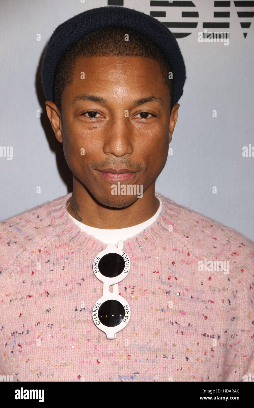 New York, New York, USA. 10th Dec, 2016. Singer PHARRELL WILLIAMS ...