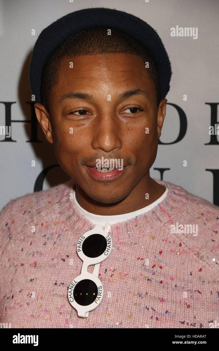 New York, New York, USA. 10th Dec, 2016. Singer PHARRELL WILLIAMS ...
