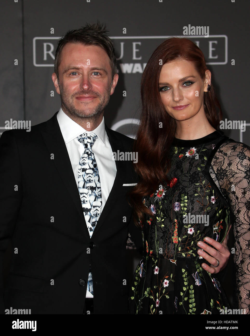 Hollywood, CA - DECEMBER 10: Chris Hardwick, Lydia Hearst, At Premiere ...