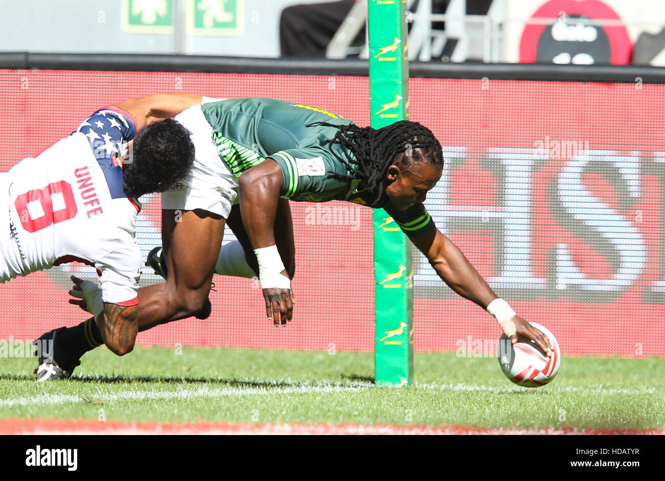 Cape Town, South Africa. 10th December 2016. Seabelo Senatla of South ...